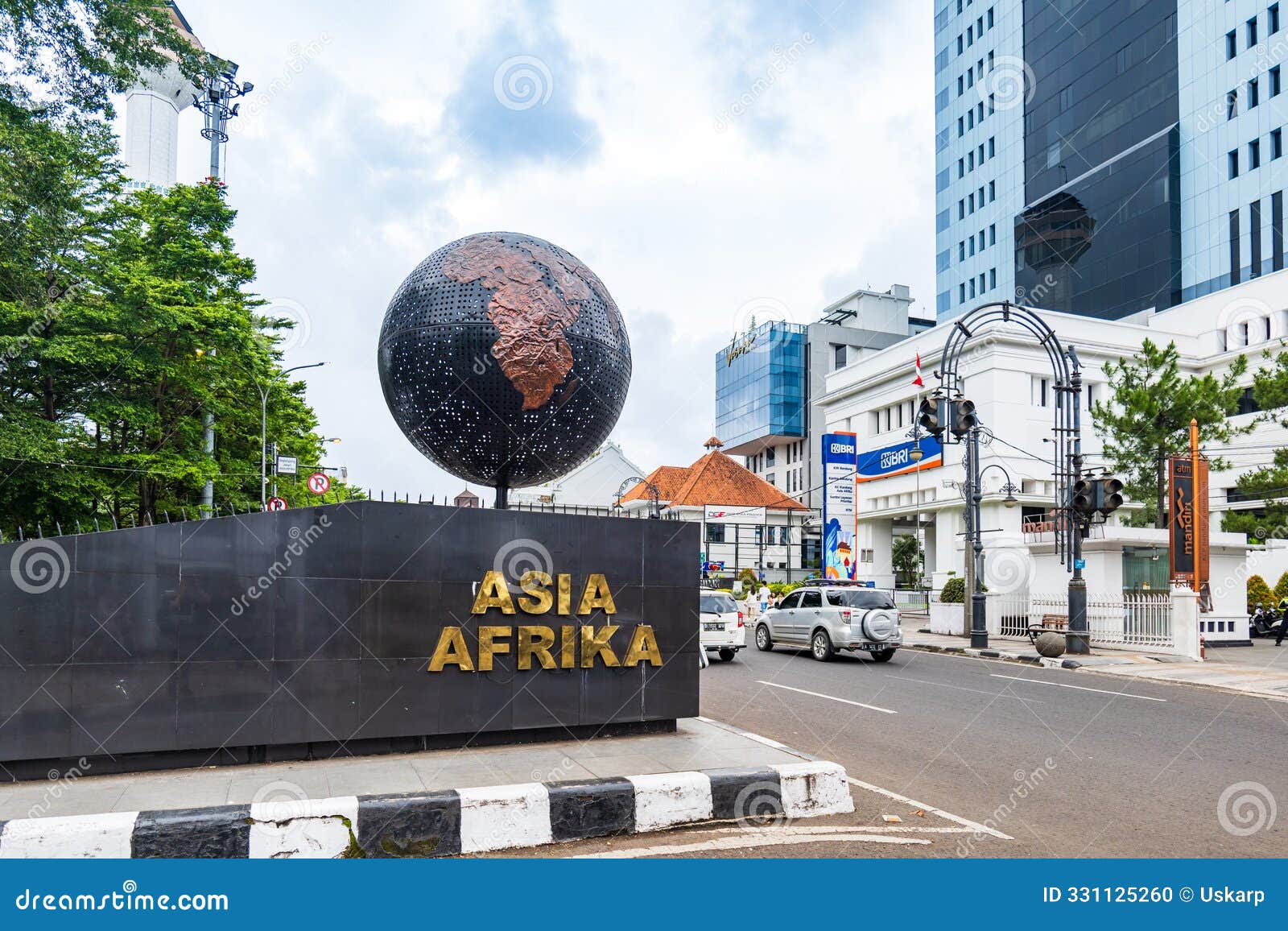 Asia Africa Monument, a Historical Monument in Bandung, Indonesia ...