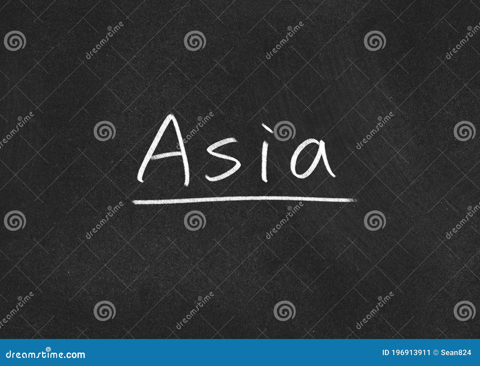 Asia stock image. Image of word, chalkboard, abstract - 196913911