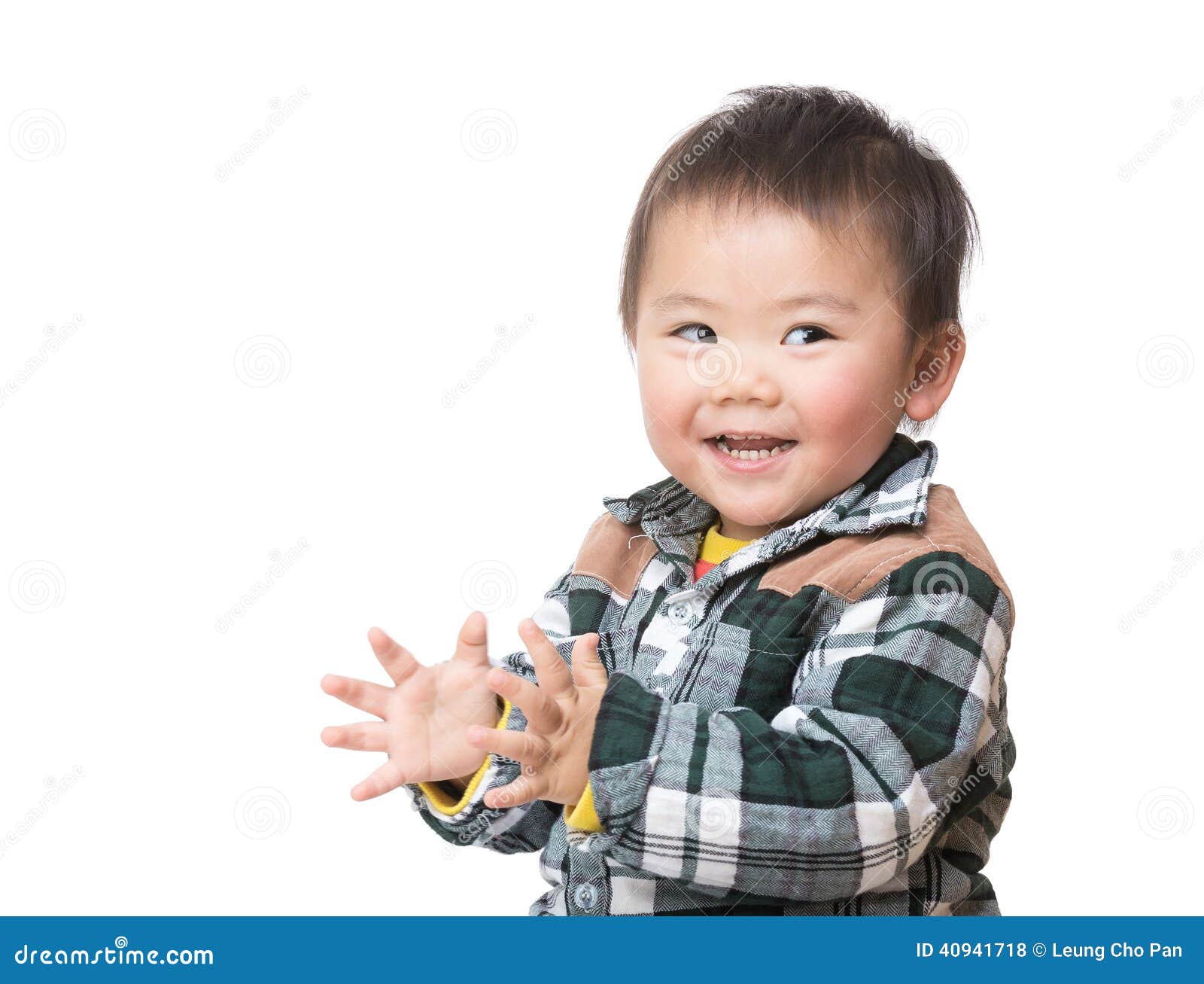 Asia Baby Boy Clapping Hand Stock Photo - Image of asian, game: 40941718