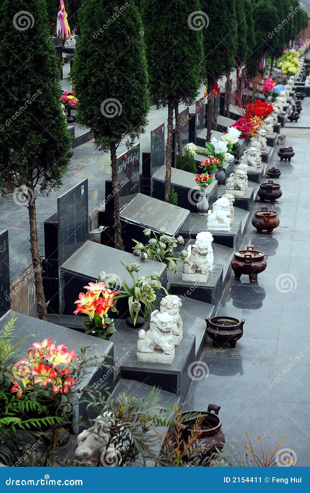 Asia cemetery stock image. Image of chinese, headstone - 2154411