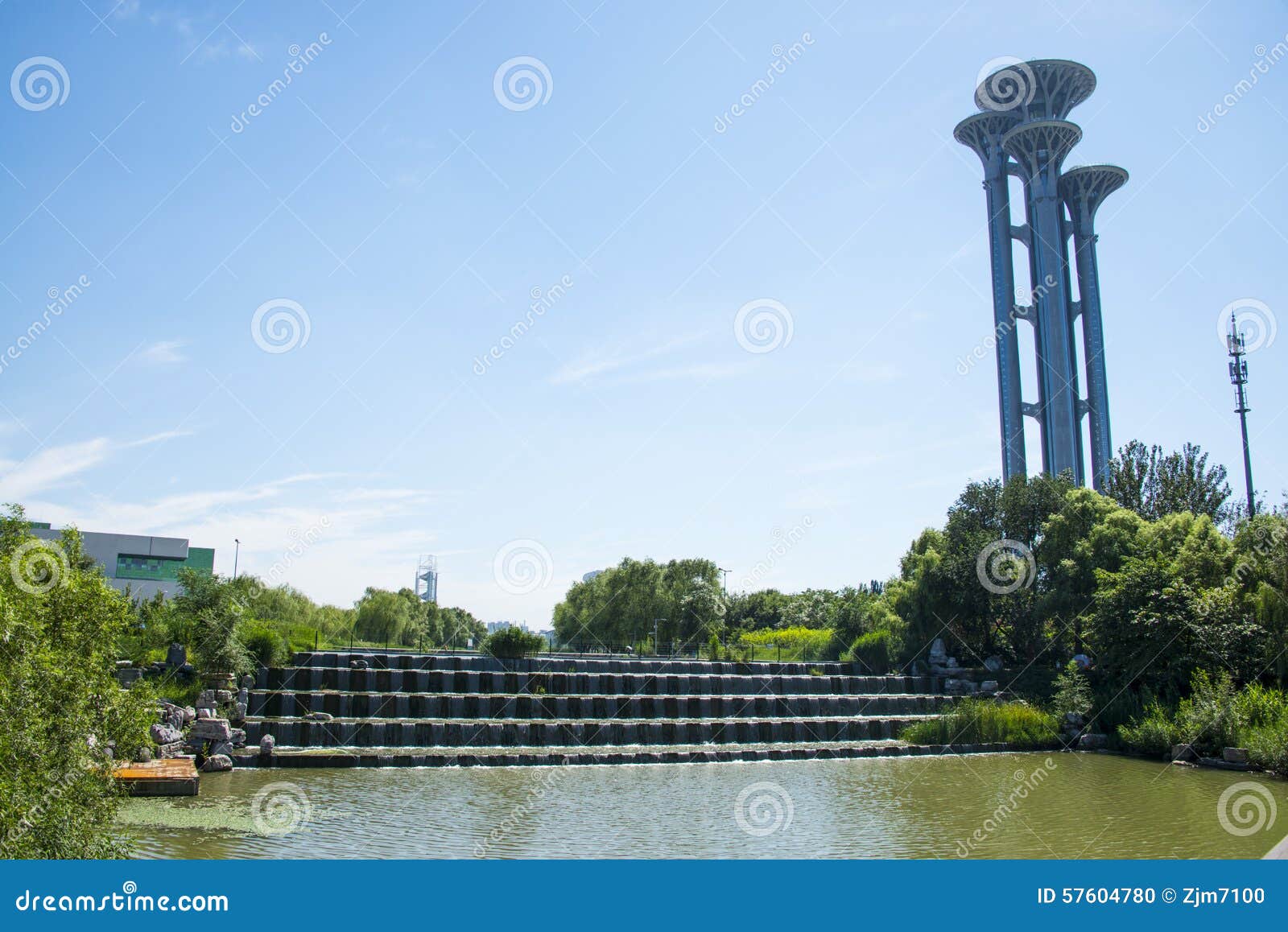 Asia China, Beijing, Olympic Park, the Watchtower Editorial Image ...