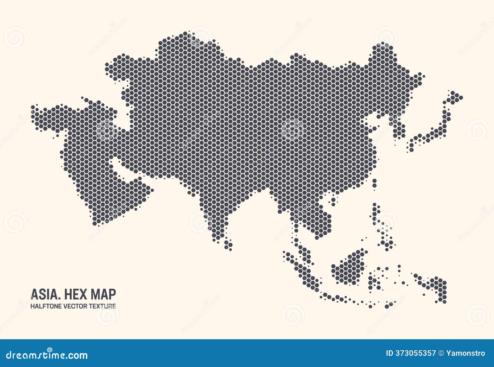 Asia Continent Political Map. Tapestry Of Asia With Country Borders And ...