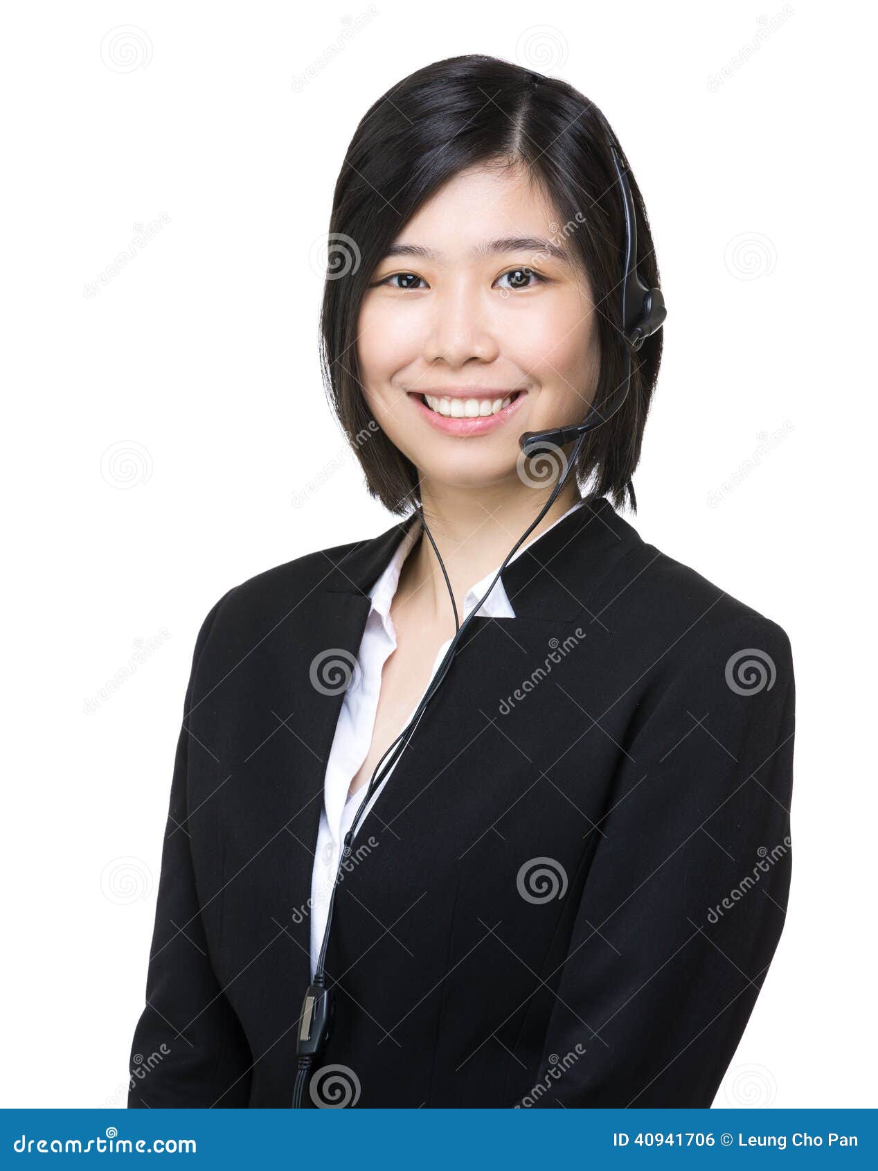 Asia Customer Services Representative Stock Photo - Image of korean ...