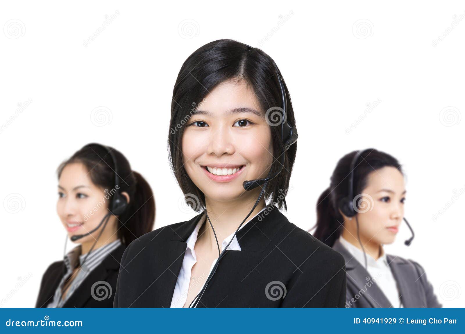 Asia Female Customer Service Stock Image - Image of group, office: 40941929