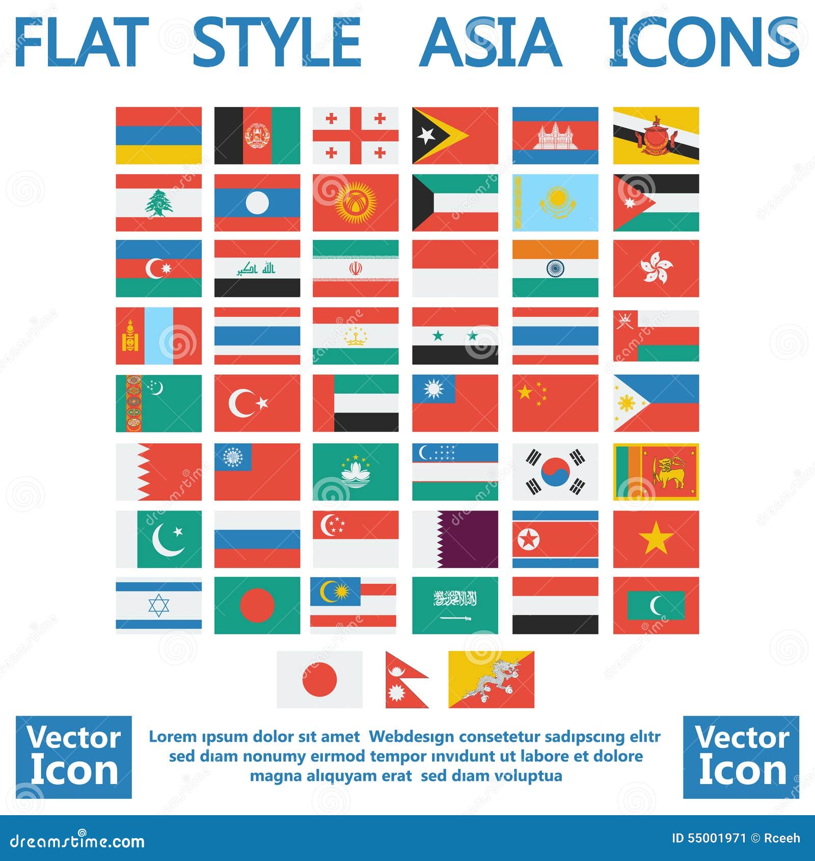 Asia Flag Icons Stock Illustrations – 6,624 Asia Flag Icons Stock ...