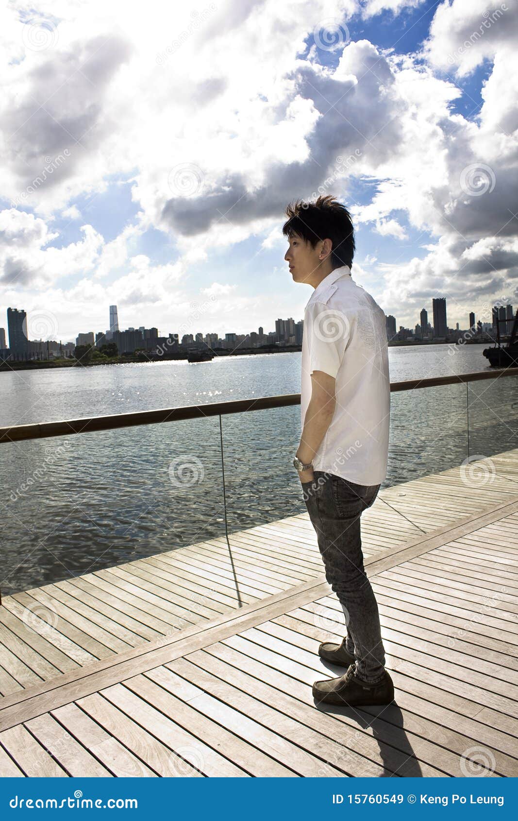 Asia man relax in the park stock image. Image of park - 15760549