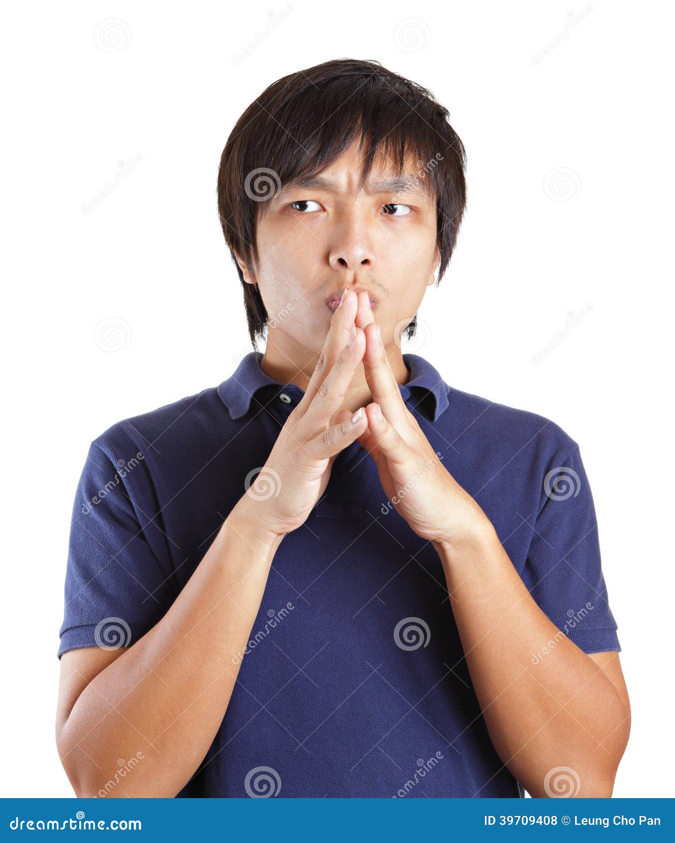 Asia man thinking stock photo. Image of japanese, handsome - 39709408