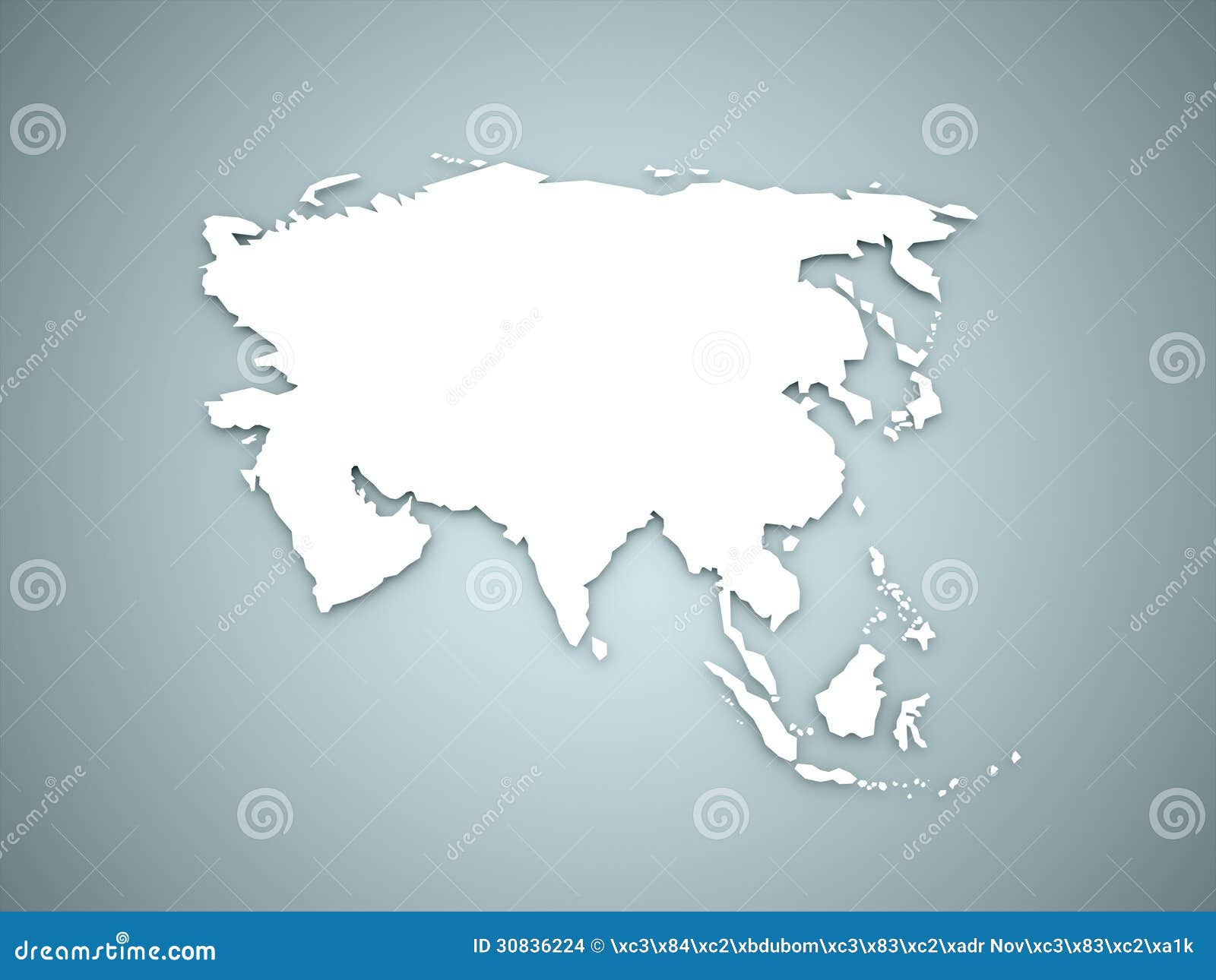 Asia map continent concept stock illustration. Illustration of nation ...