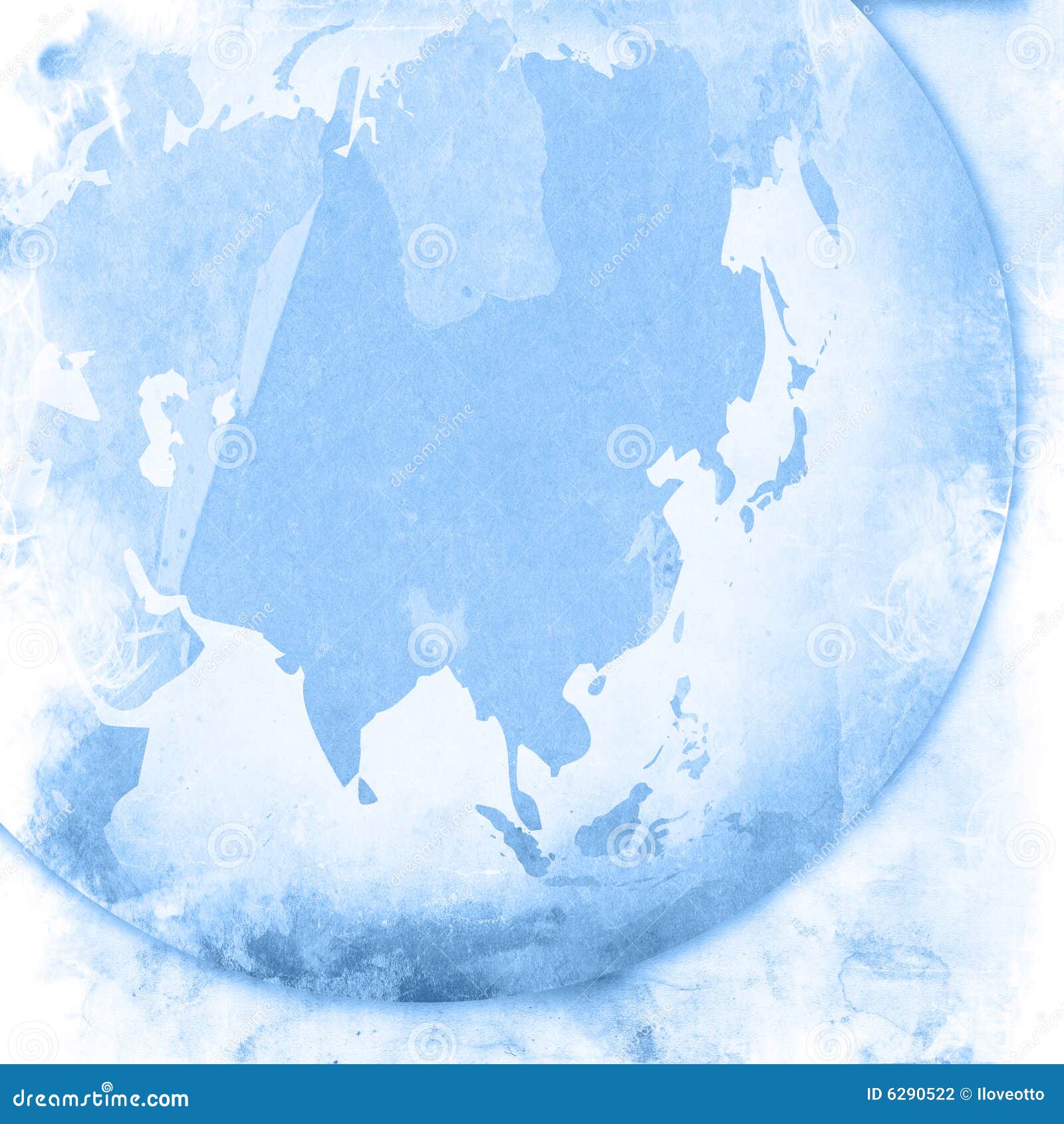 Asia Map-vintage Artwork Stock Photography | CartoonDealer.com #6290522