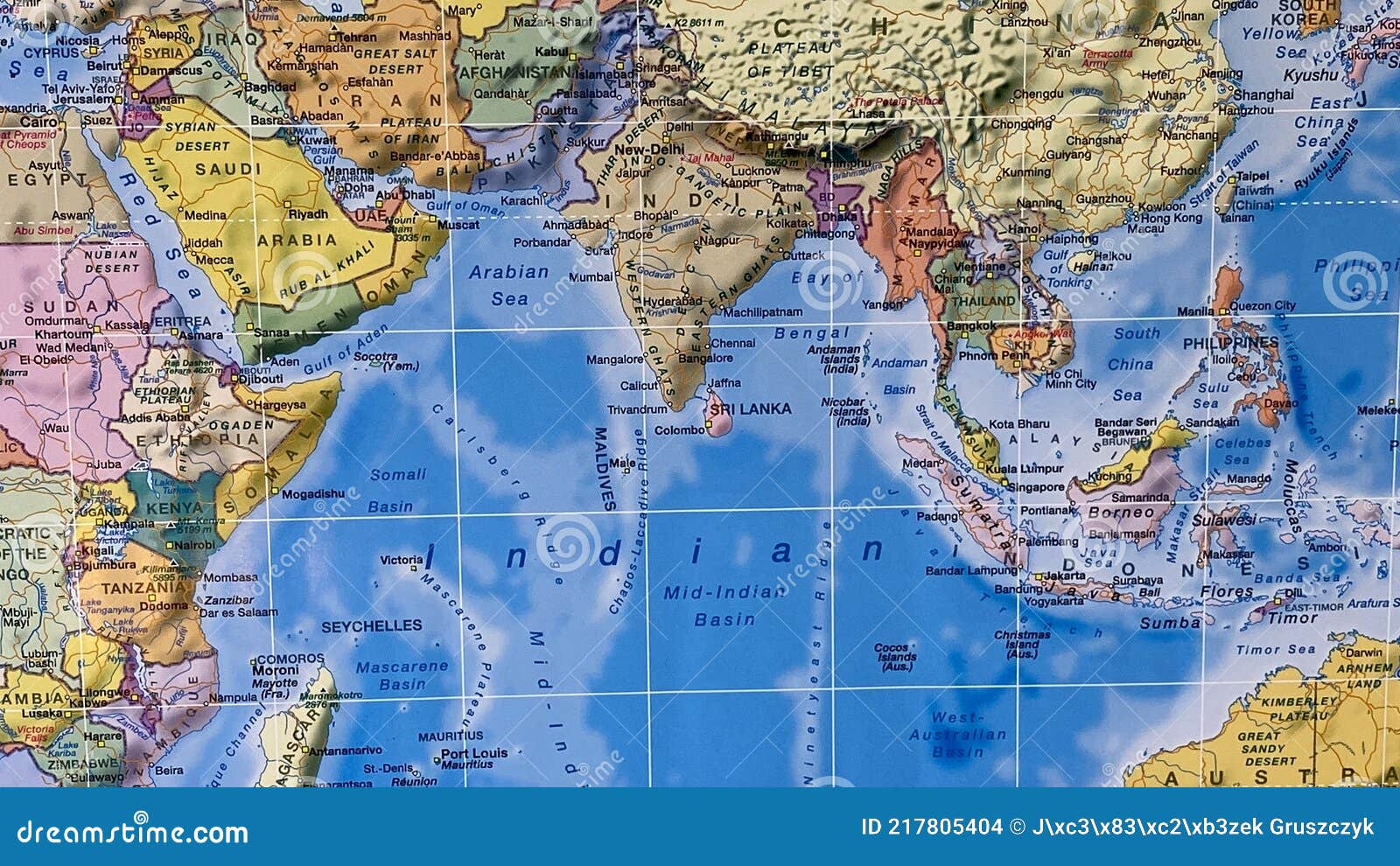 Political Map Of Asia And Europe
