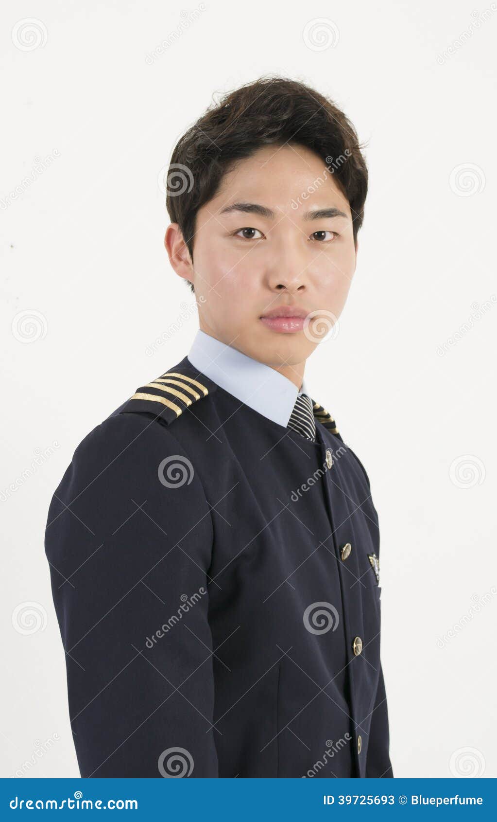 Asian airline pilot stock image. Image of smile, chinese - 39725693