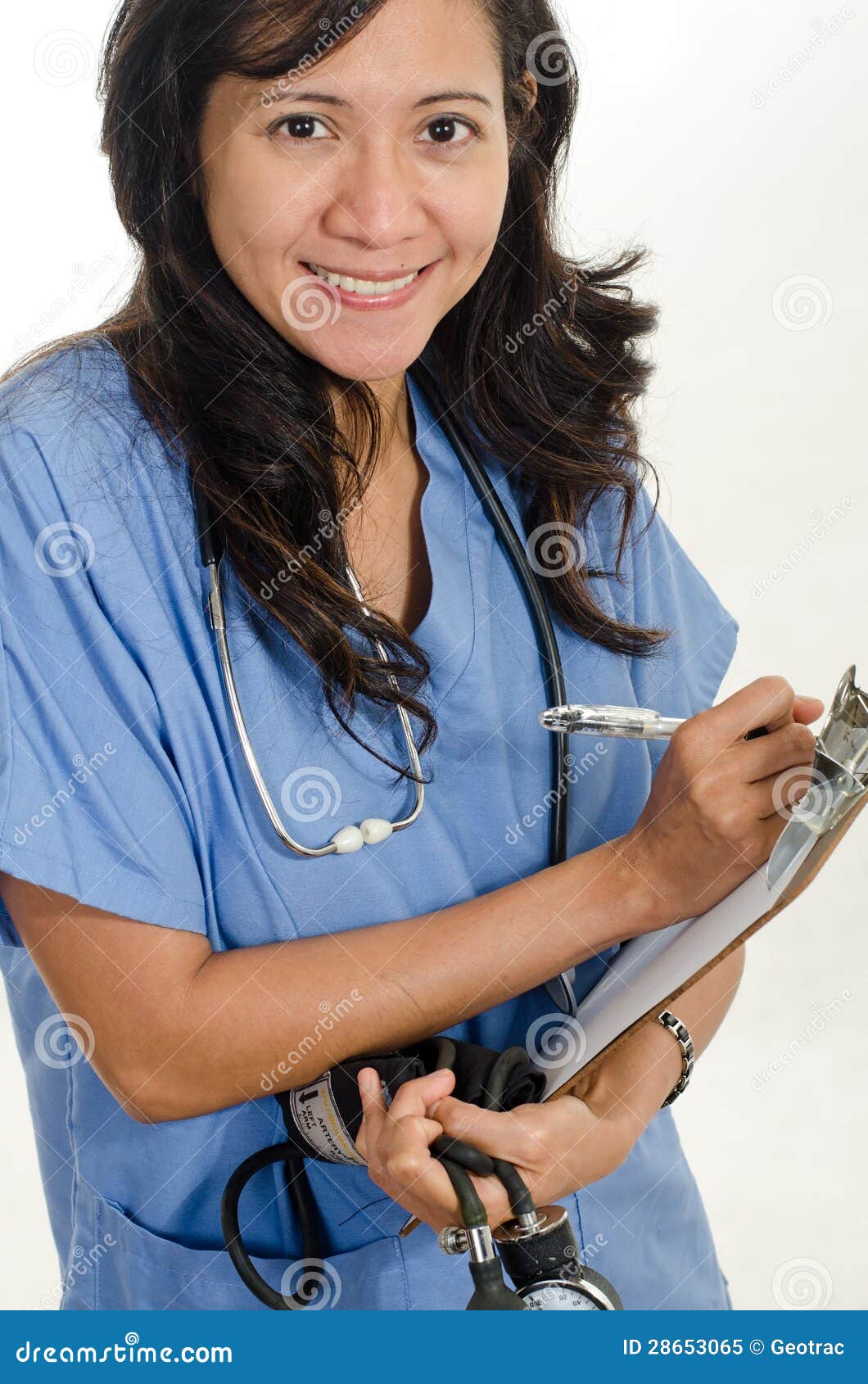 Asian American Healthcare Worker Stock Image - Image of attractive ...