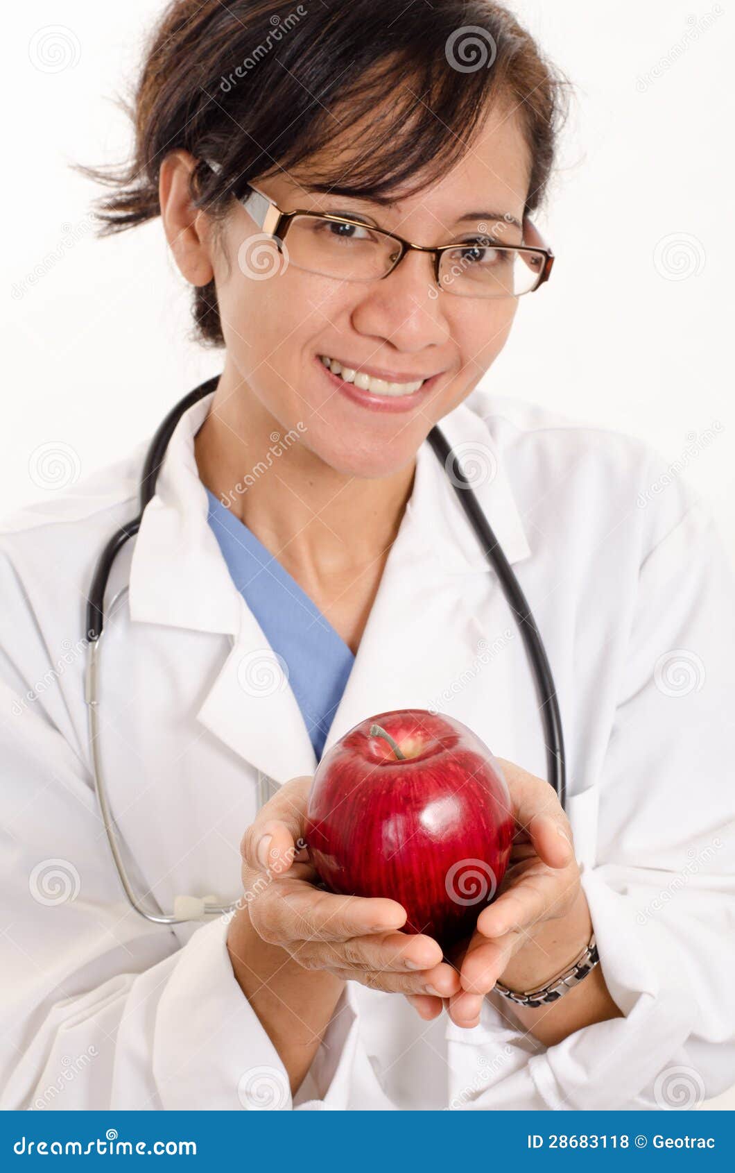 Asian American Healthcare Worker Stock Photo - Image of food, physician ...
