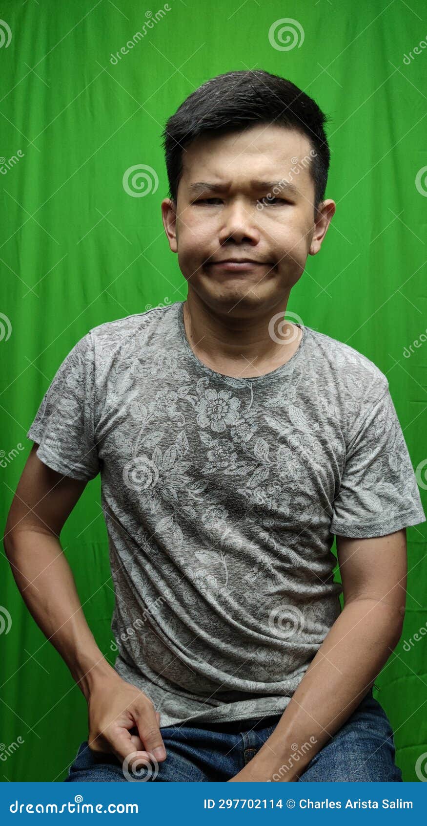 Facial Expression Revealing Anger and Frustration Stock Photo - Image ...