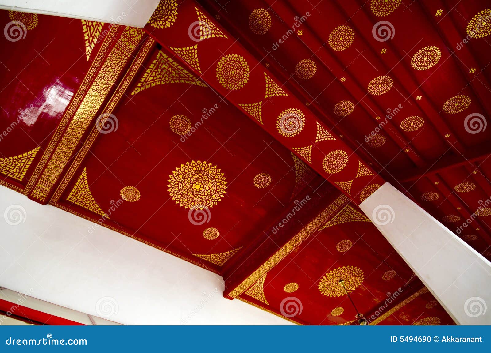 Asian Art Ceiling stock photo. Image of religious, wooden - 5494690