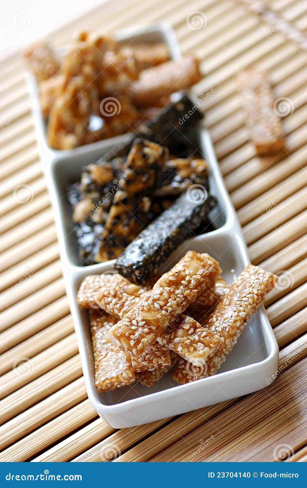 Asian Assorted Sesame Candies Stock Photo - Image of style, asian: 23704140
