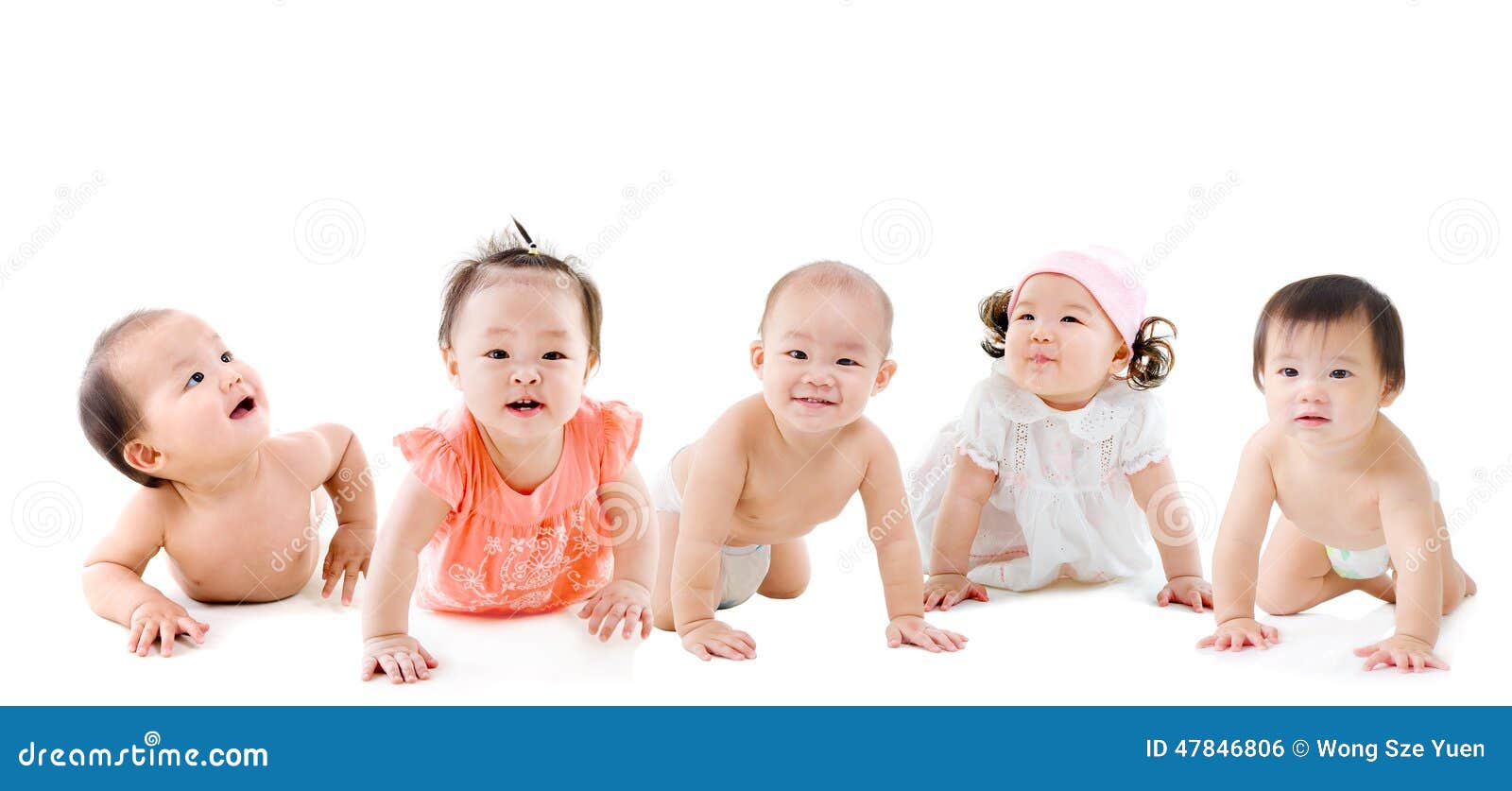 Asian babies stock photo. Image of female, indoor, group - 47846806