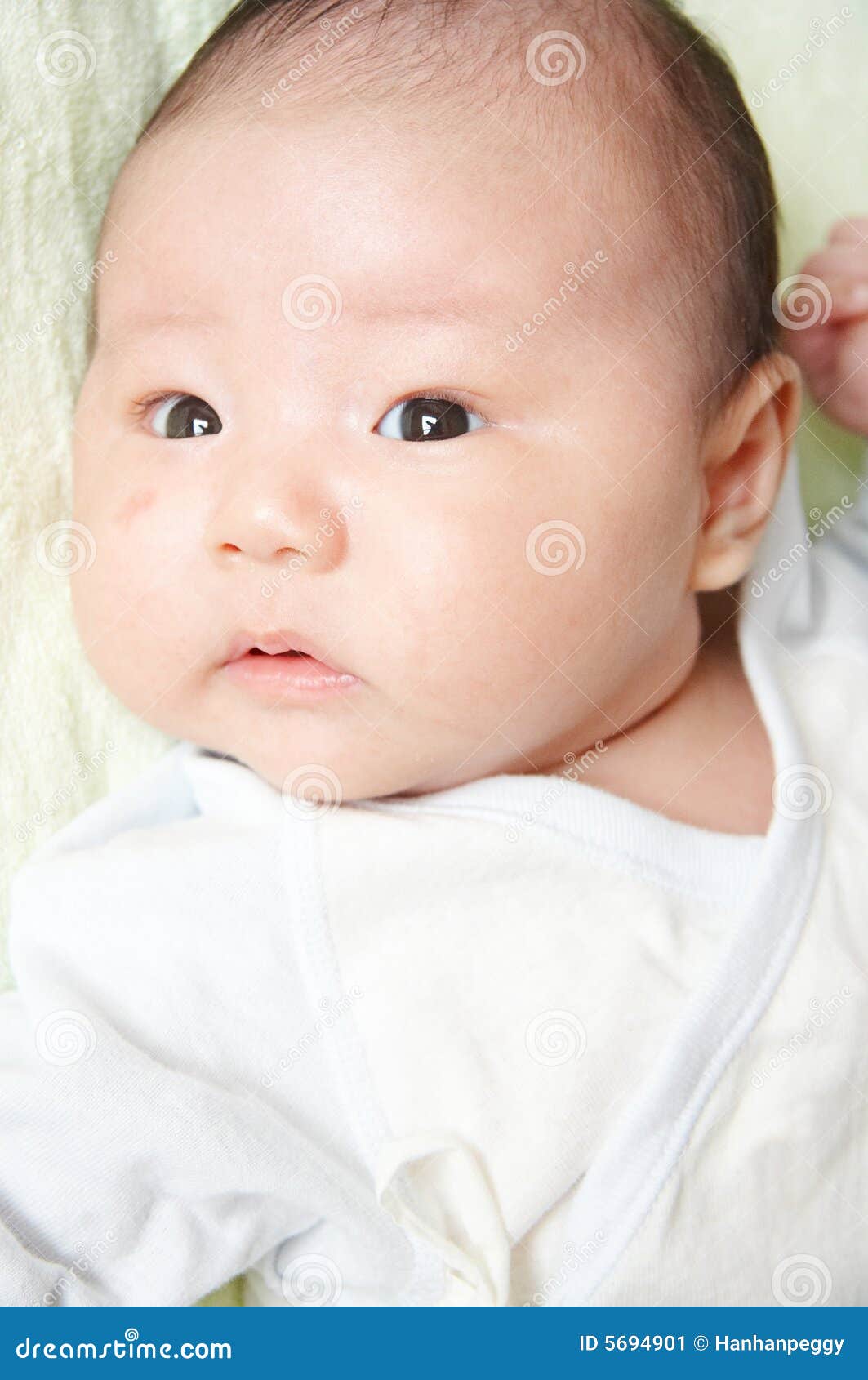 Asian baby stock image. Image of curious, cradled, family - 5694901