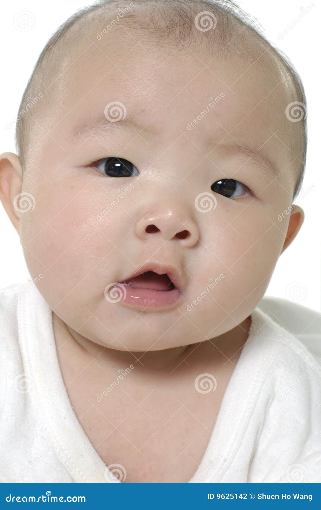 Asian baby stock photo. Image of white, toddler, isolated - 9625142