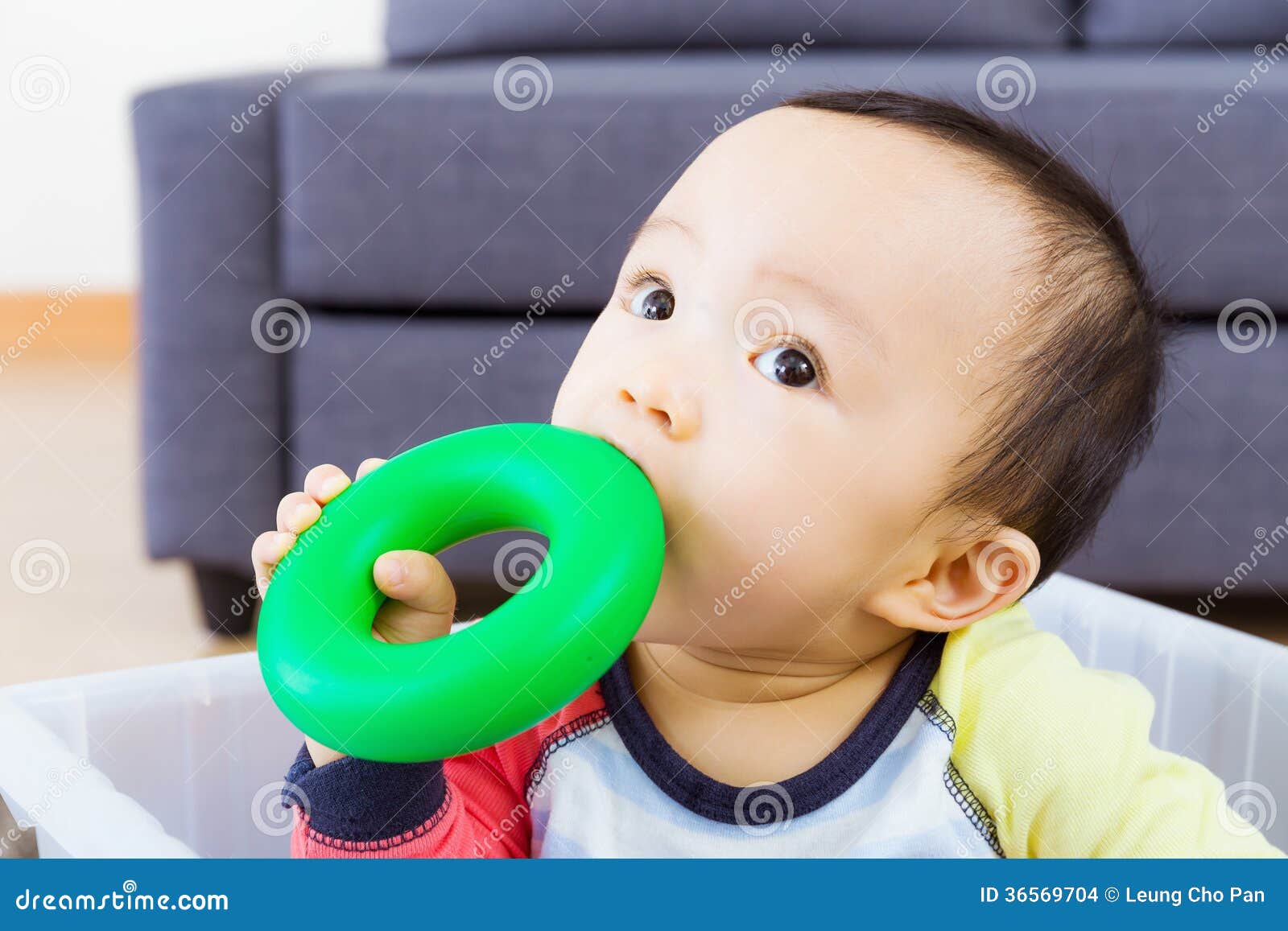 Asian baby boy bite toy stock photo. Image of chinese - 36569704