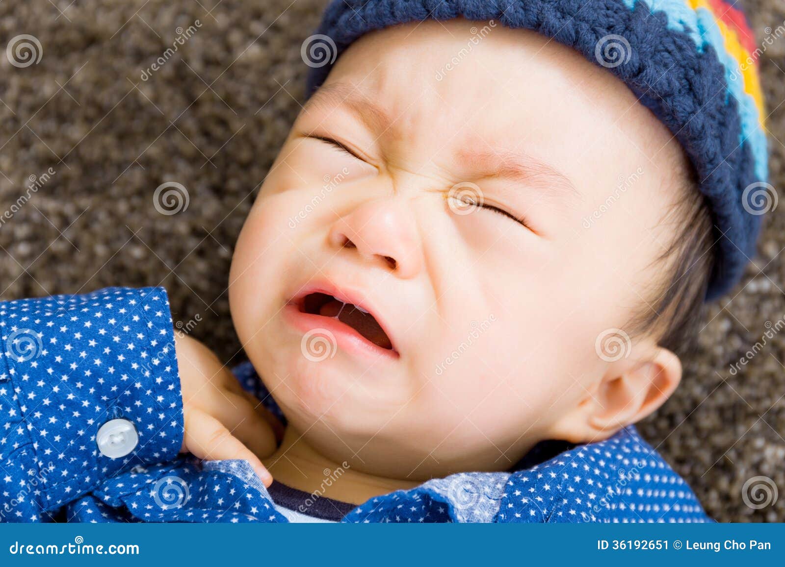Asian baby boy crying stock image. Image of portrait - 36192651