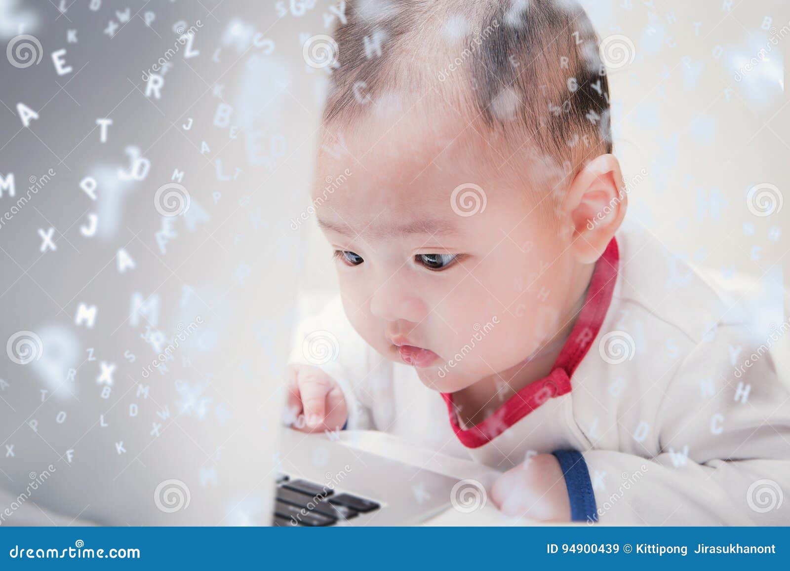 Asian baby boy learning stock image. Image of baby, intellect - 94900439