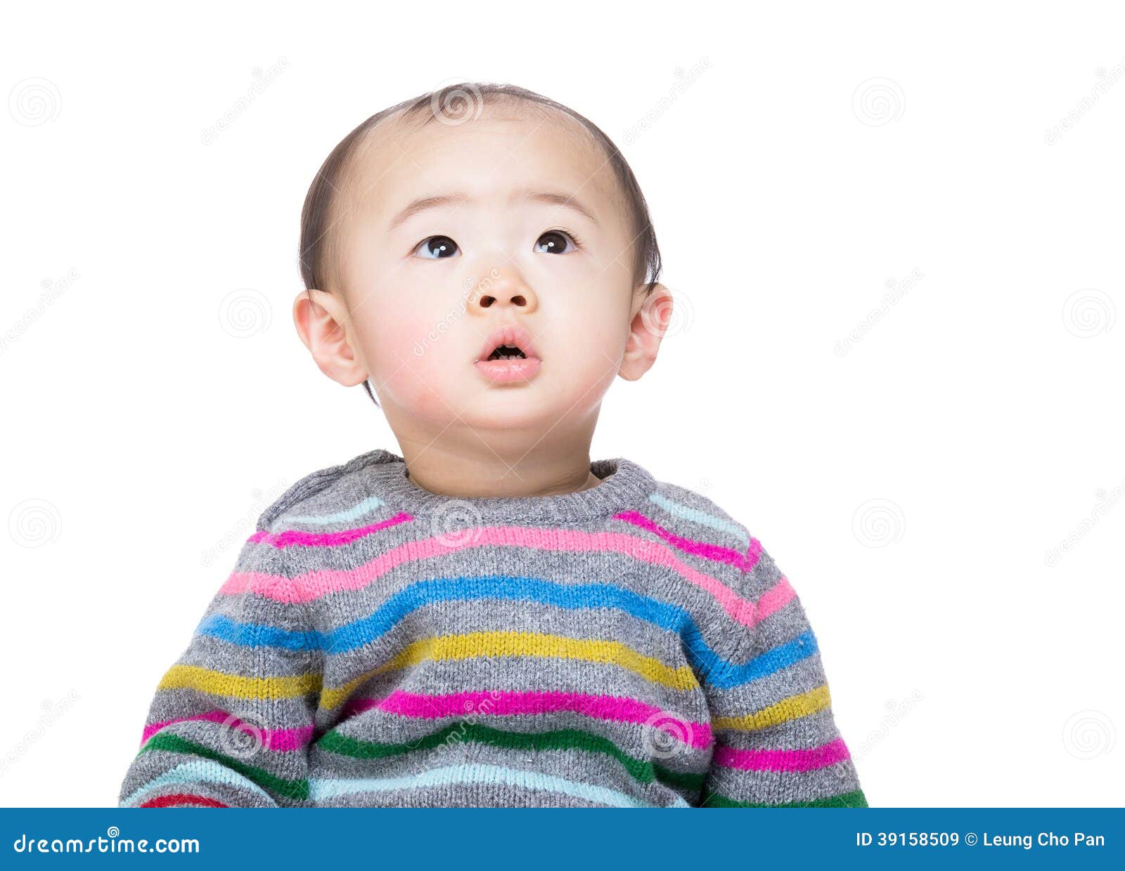 Asian baby boy looking up stock image. Image of korean - 39158509