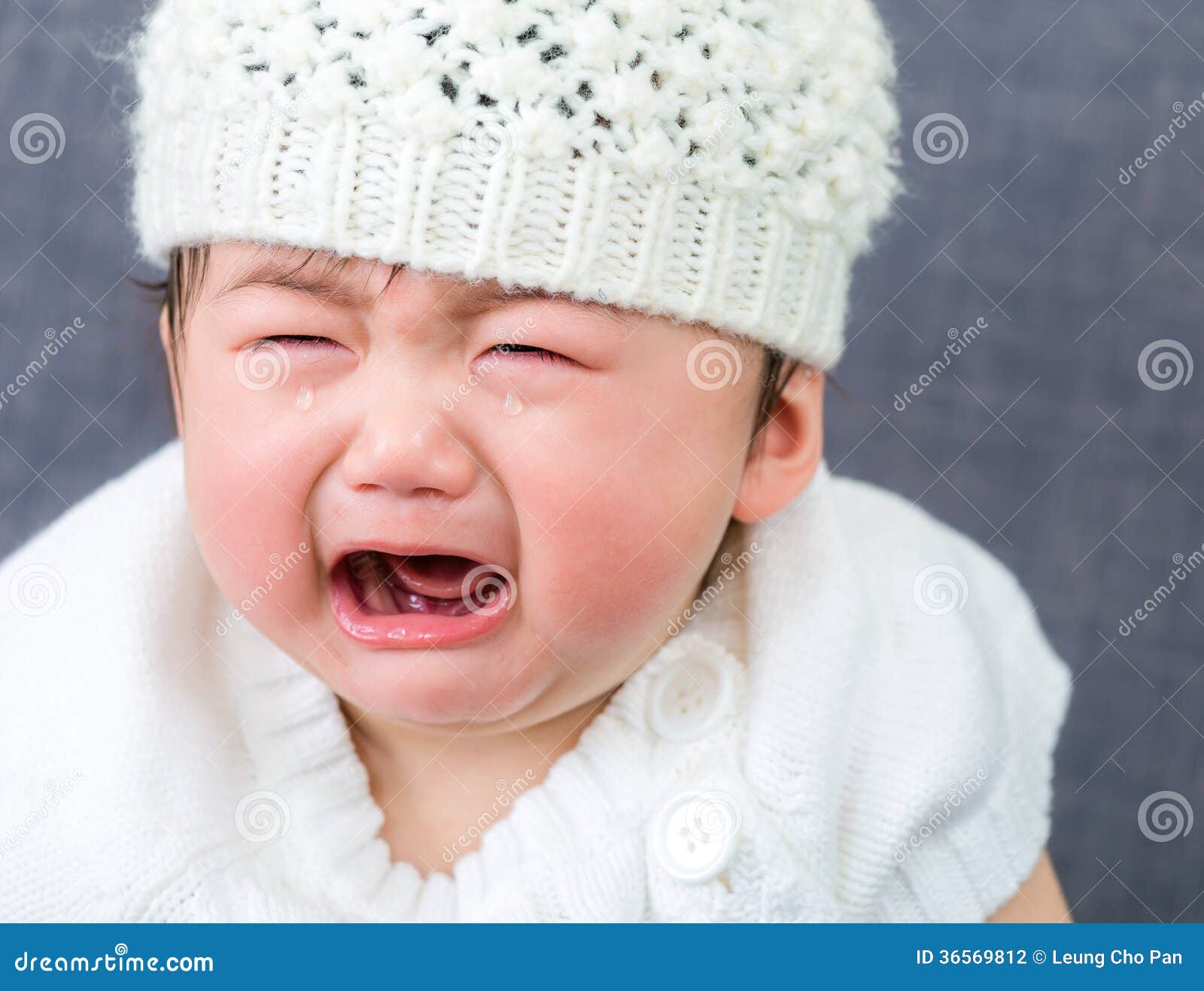Asian baby crying stock photo. Image of chinese, girl - 36569812