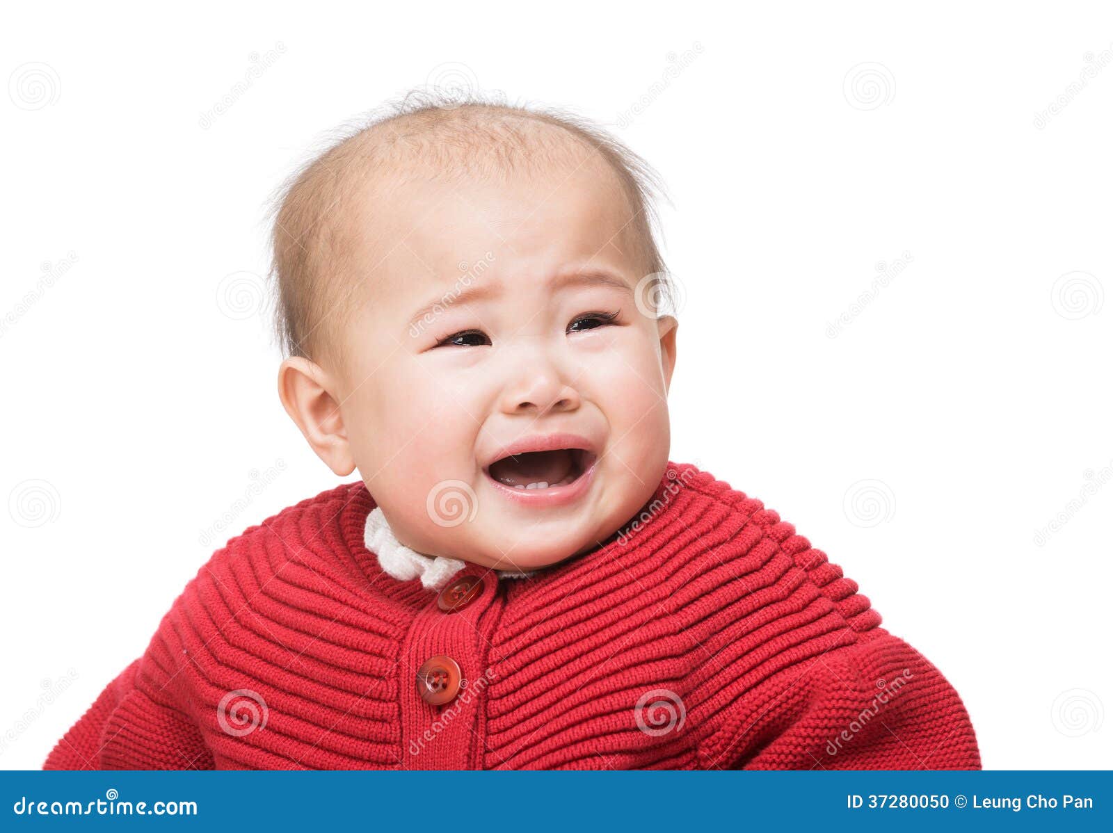 Asian baby crying stock photo. Image of baby, girl, studio - 37280050