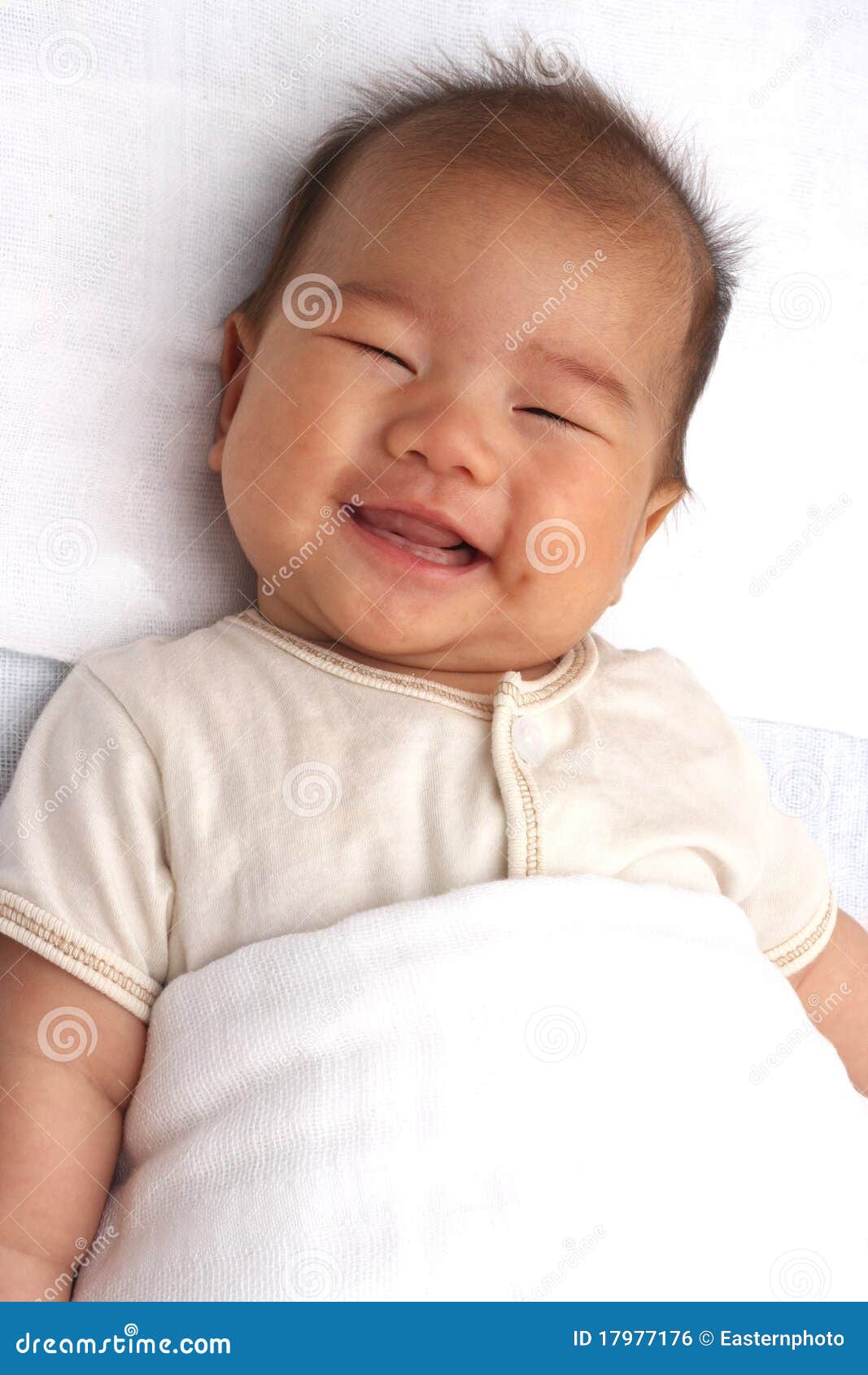 Asian baby smiling stock photo. Image of asia, smile - 17977176