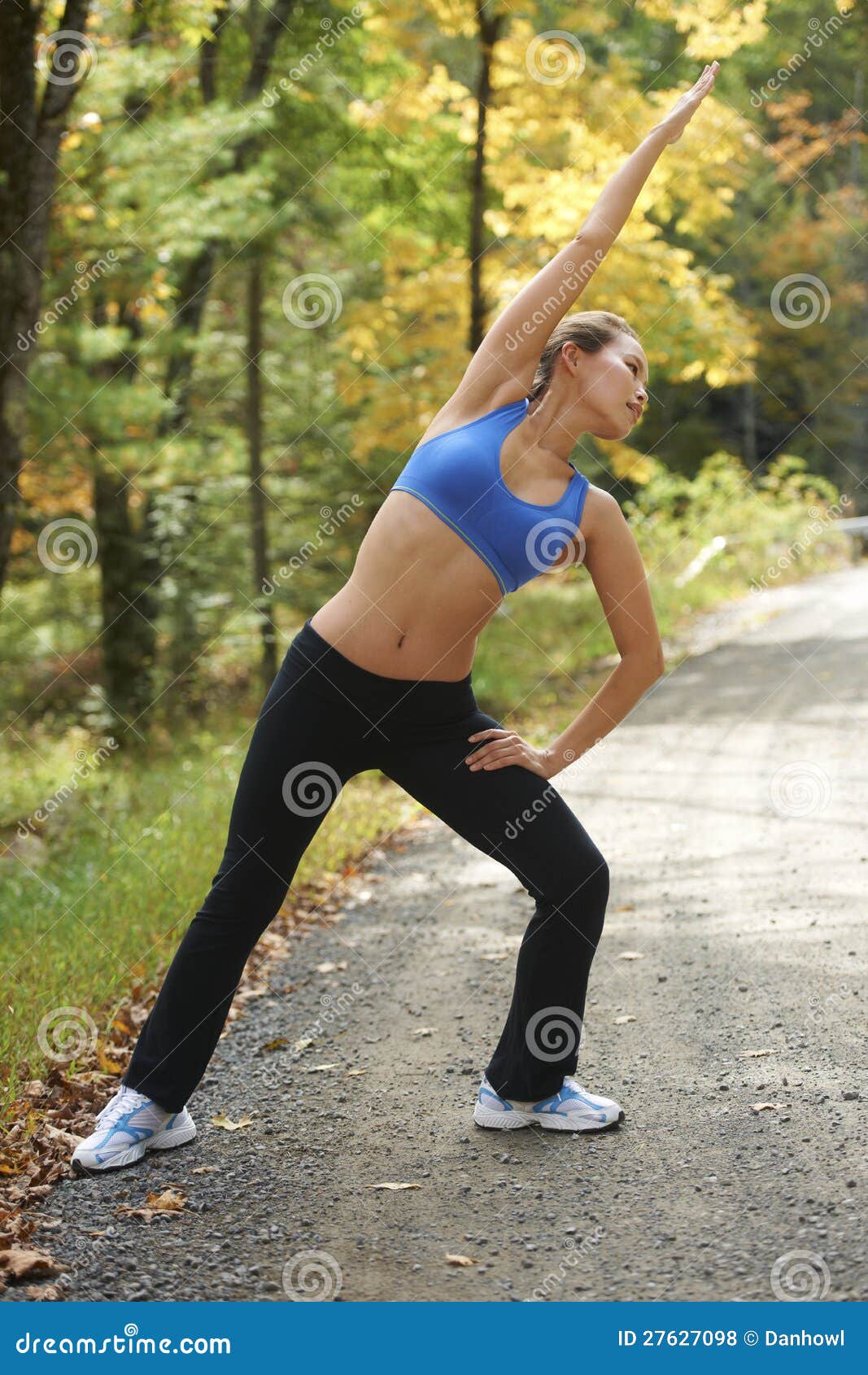 Asian Beauty Exercising stock photo. Image of outdoor - 27627098
