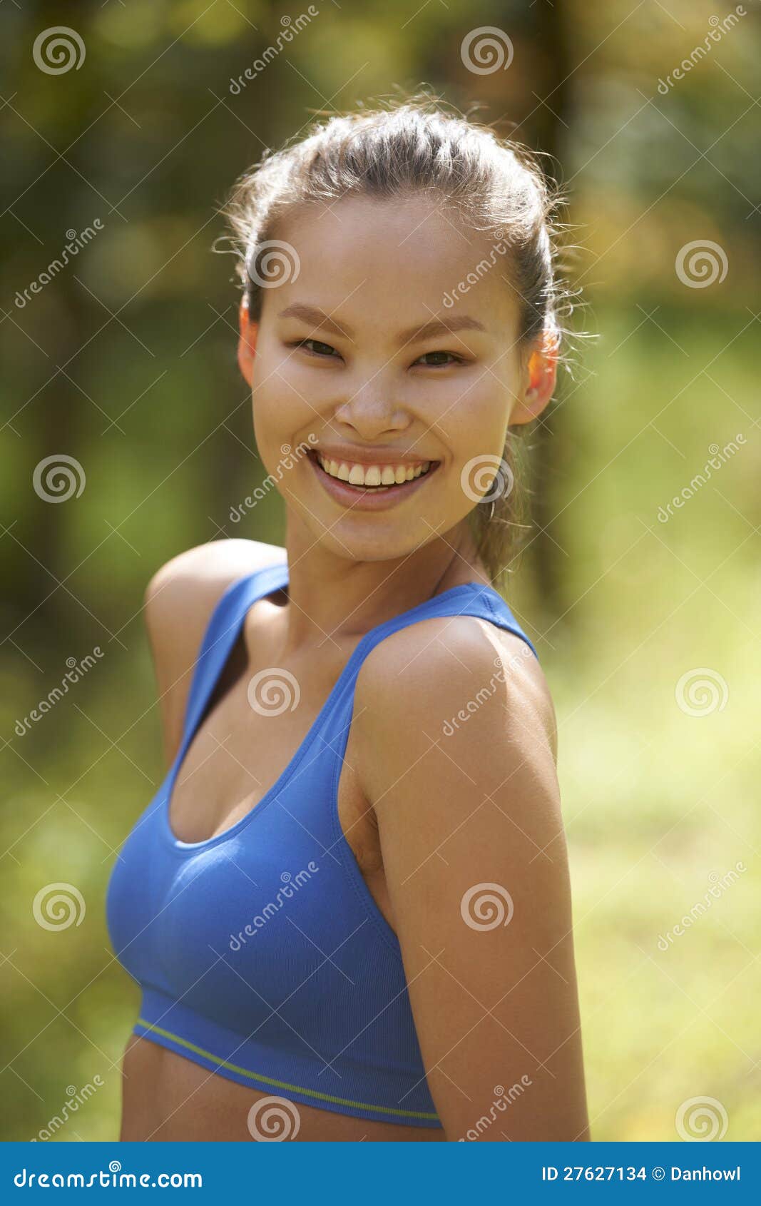 Asian Beauty Exercising stock photo. Image of colorful - 27627134