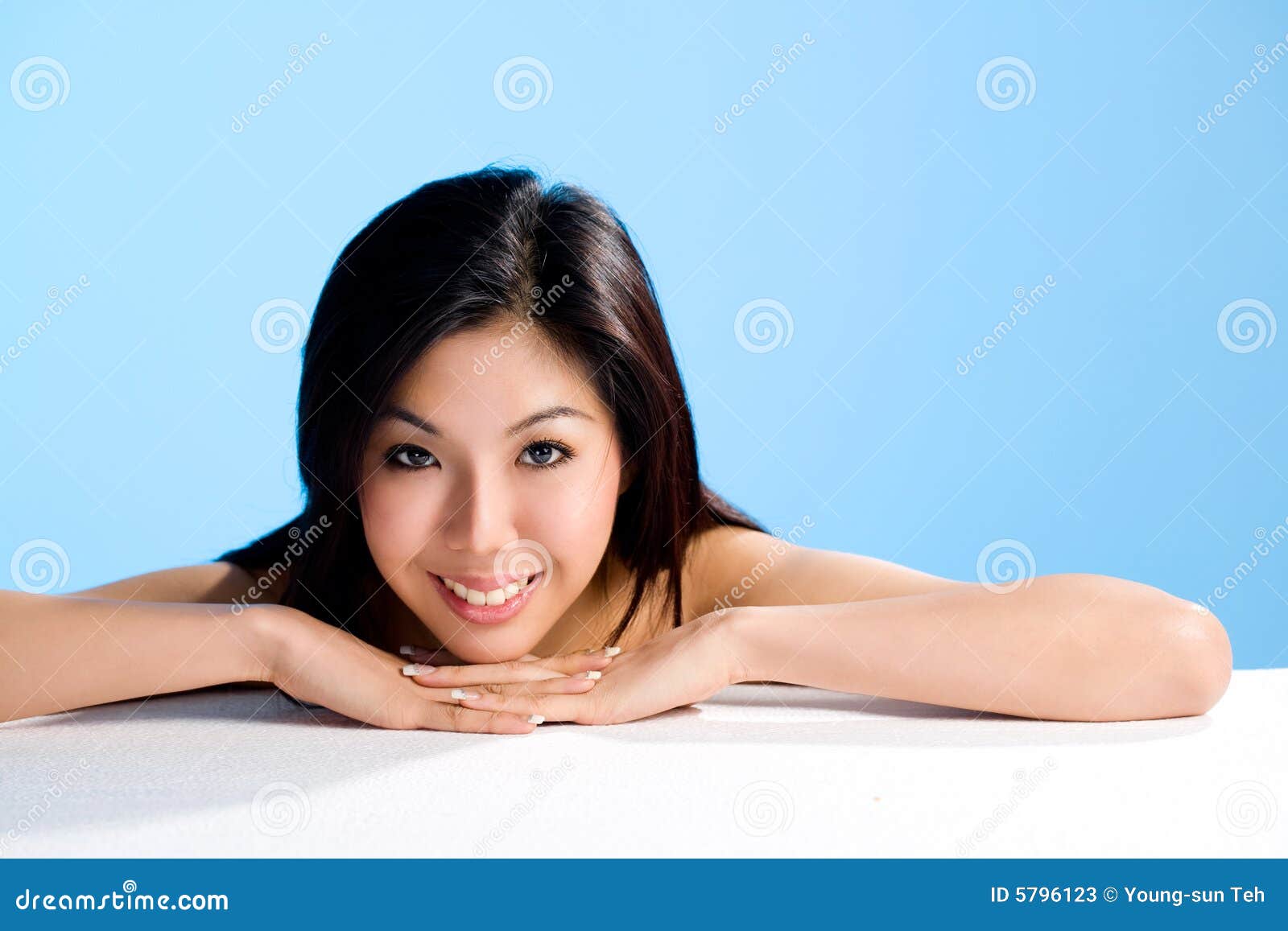 Asian beauty with smile stock image. Image of refreshing - 5796123