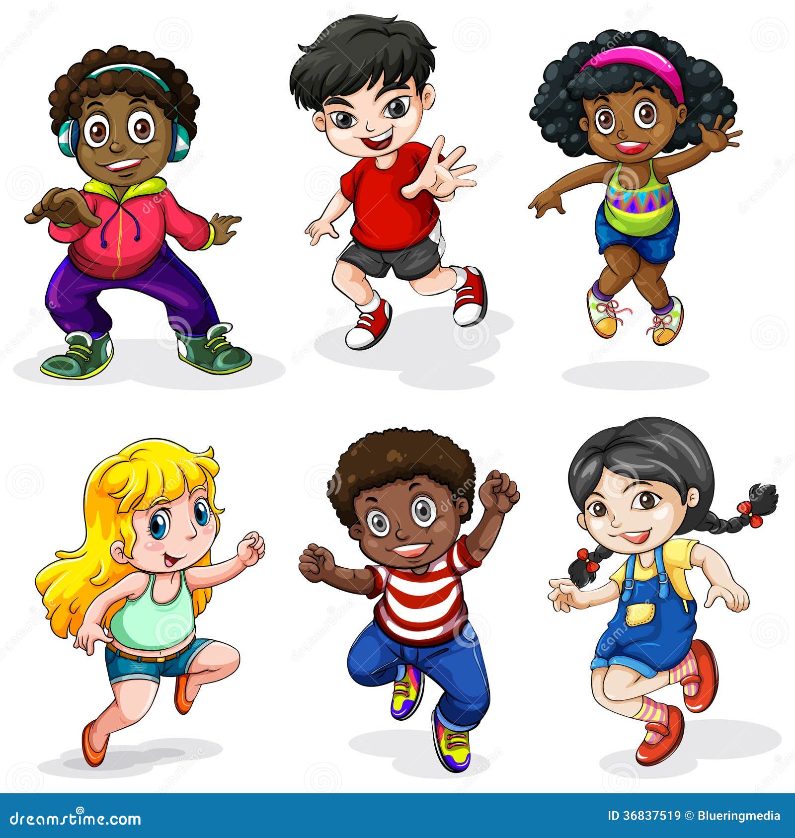 Asian and Black People Engaging in Different Activities Stock Vector ... Asian and Black People Engaging in Different Activities Stock Vector ...