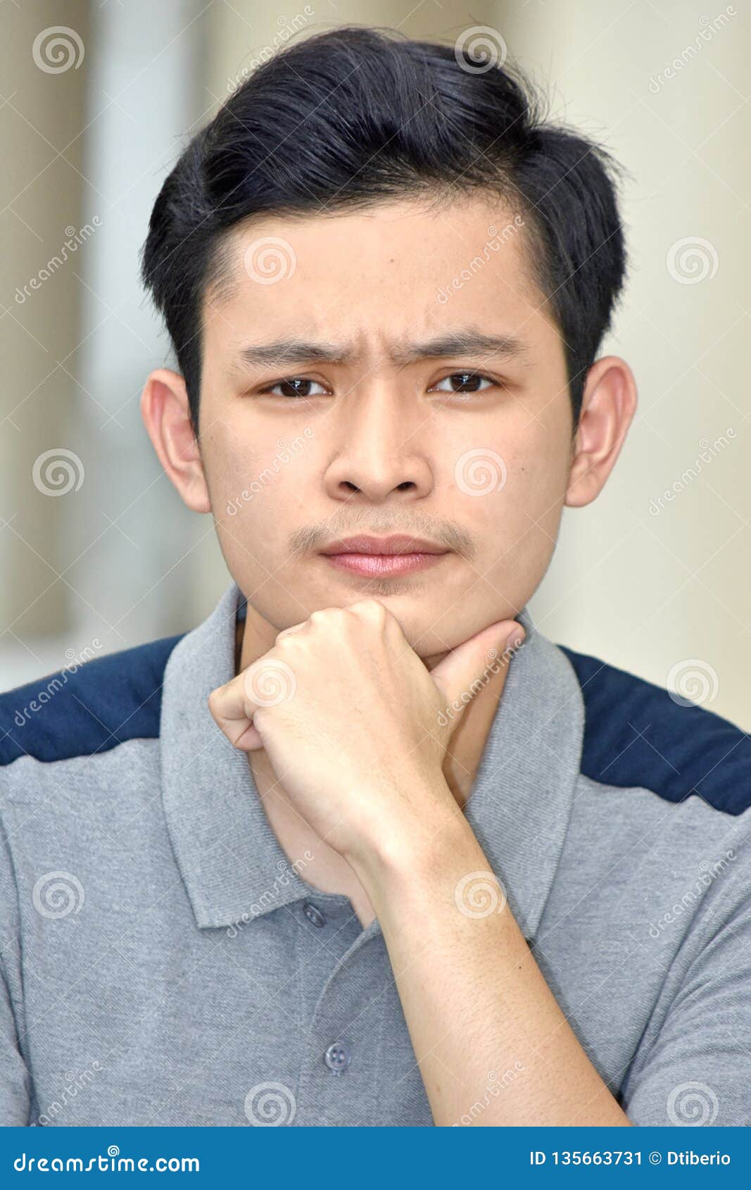 Asian Boy Deciding stock image. Image of youthful, asia - 135663731