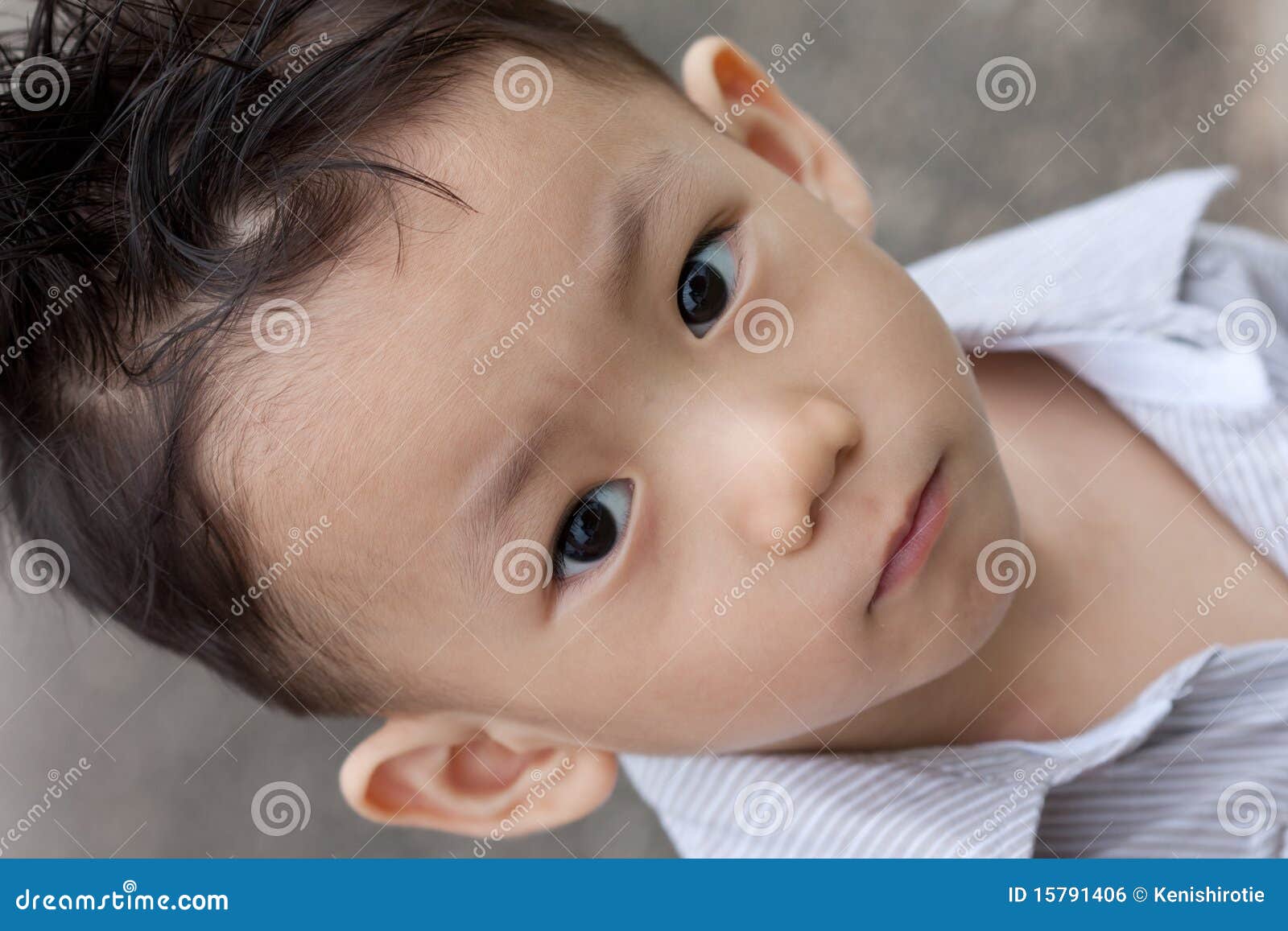 Asian boy portrait stock photo. Image of preschooler - 15791406