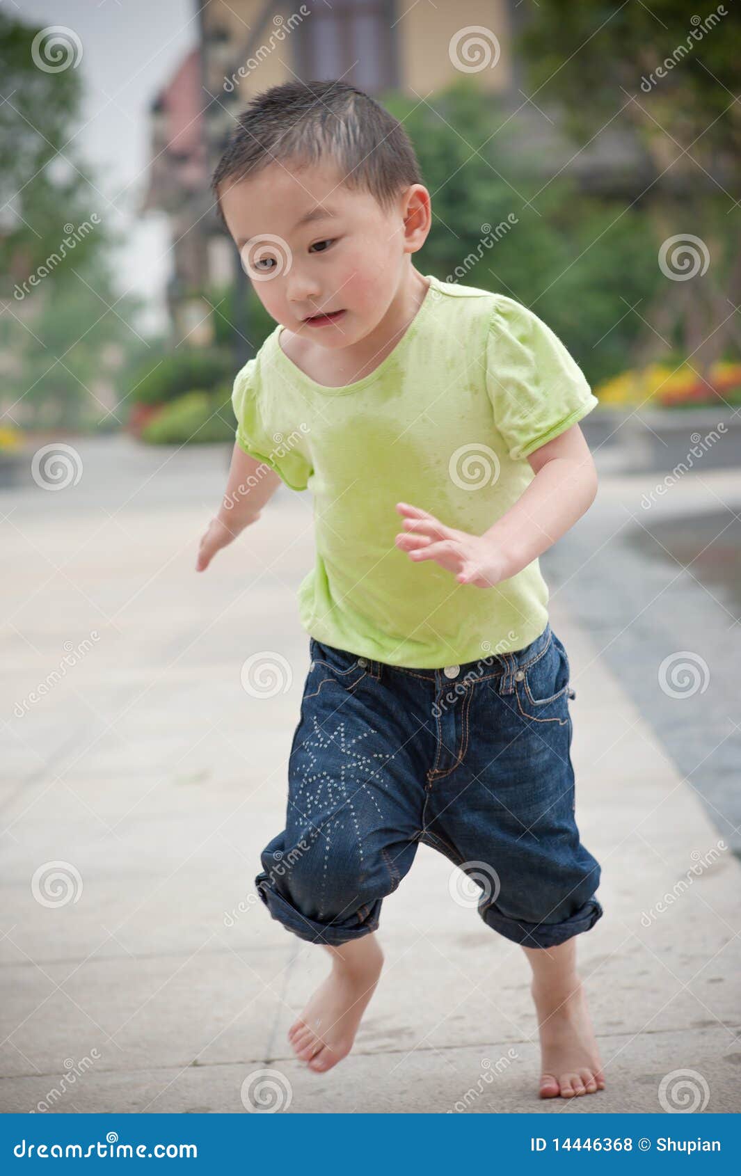 Asian boy run stock photo. Image of child, childhood - 14446368