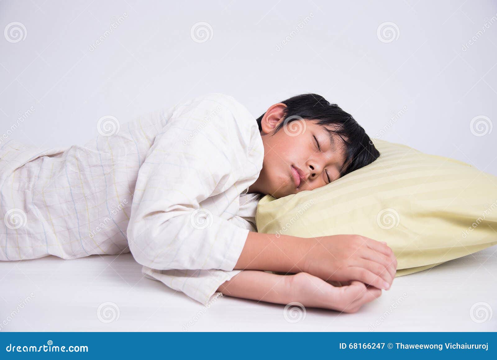 Asian boy sleep stock image. Image of life, asian, white - 68166247