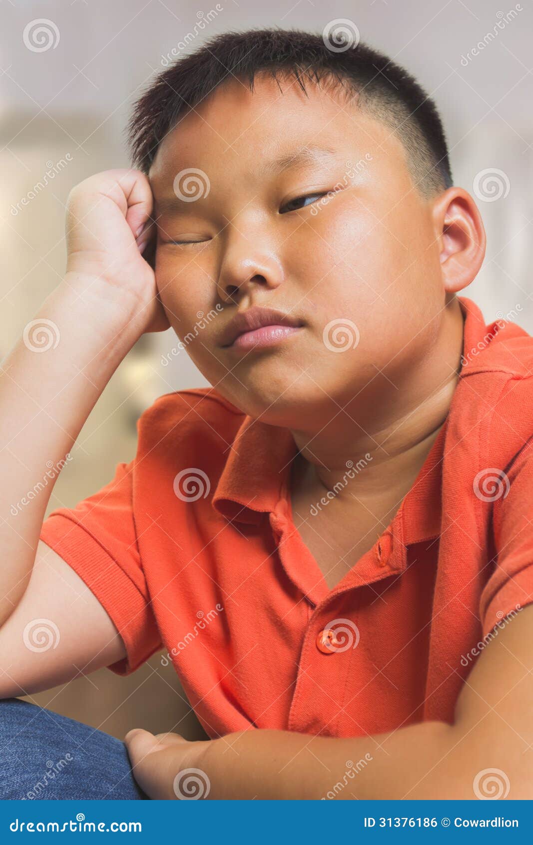 Asian Boy with Upset Expression Stock Photo - Image of child, asian ...