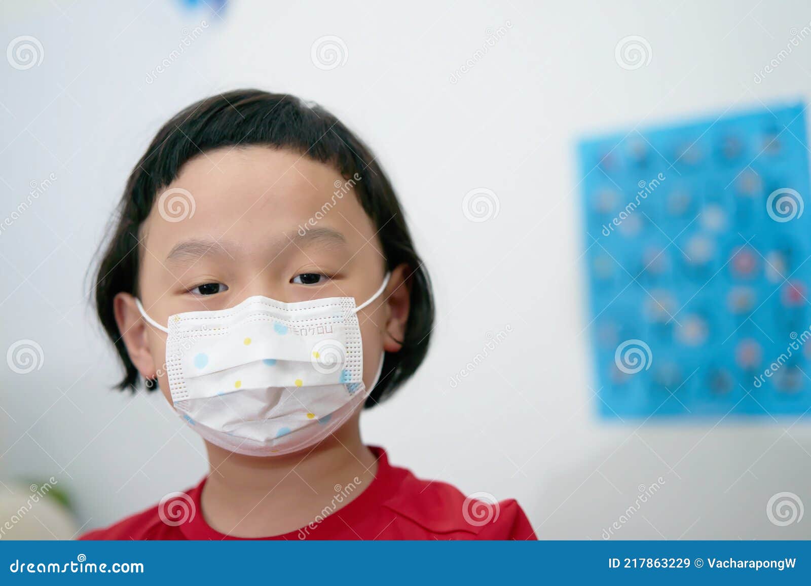 Asian Boy Wear Protective Mask in Covid 19 Stock Image - Image of ...