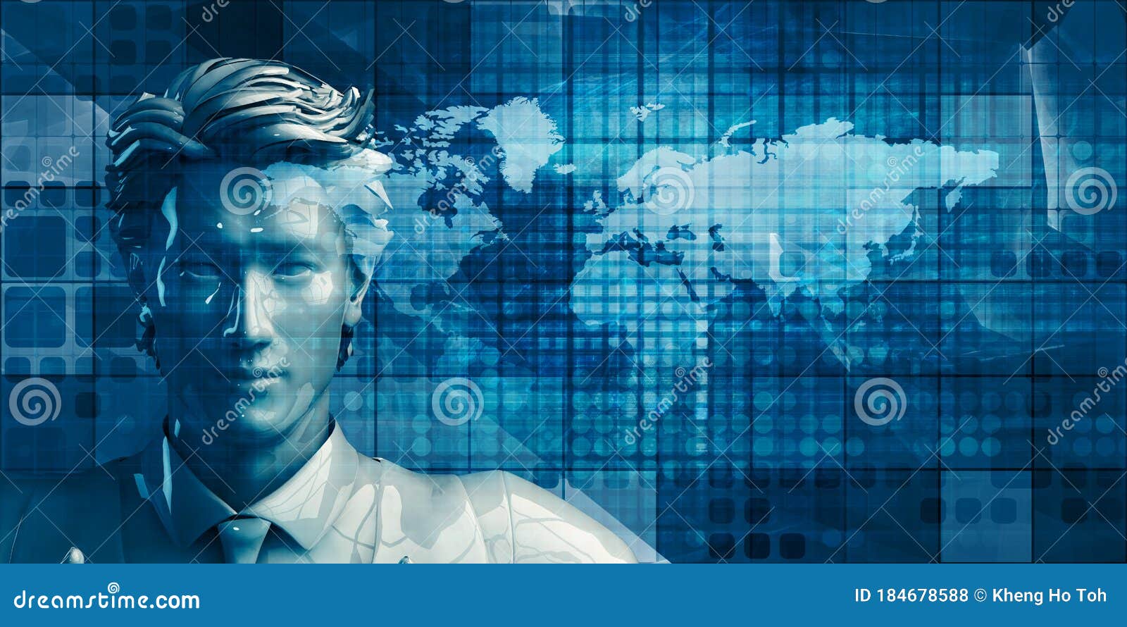 Asian Business Woman Holding Balance Scale. Vector Illustration ...