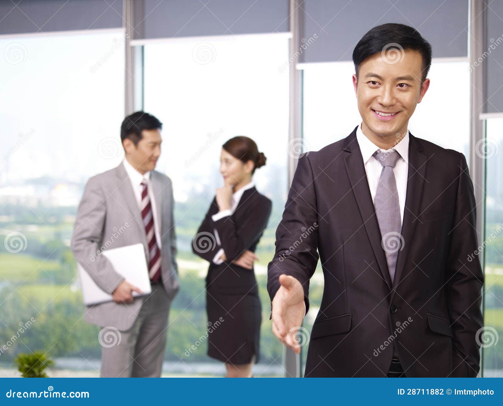 Asian business people stock photo. Image of happy, achievement - 28711882
