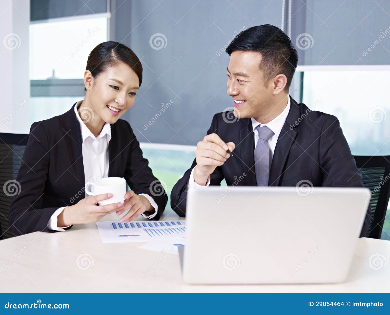 Asian business people stock photo. Image of conversation - 29064464