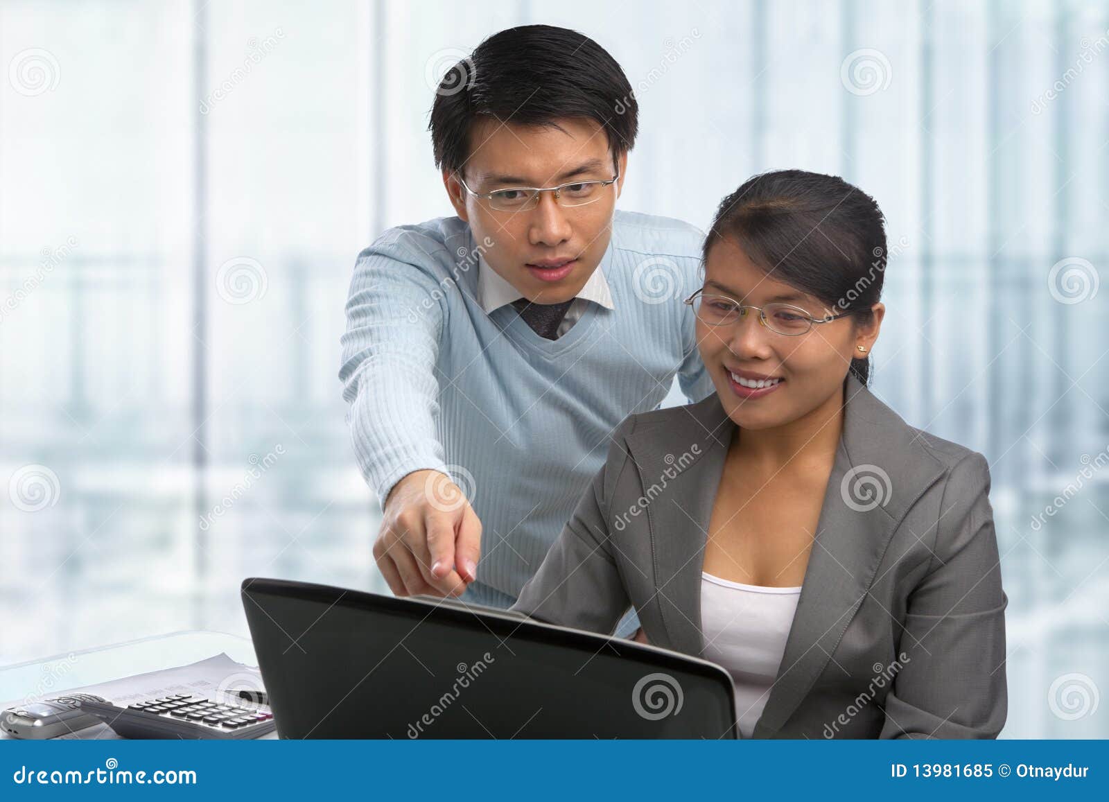 Asian Business People Working Together Stock Image - Image of asian ...