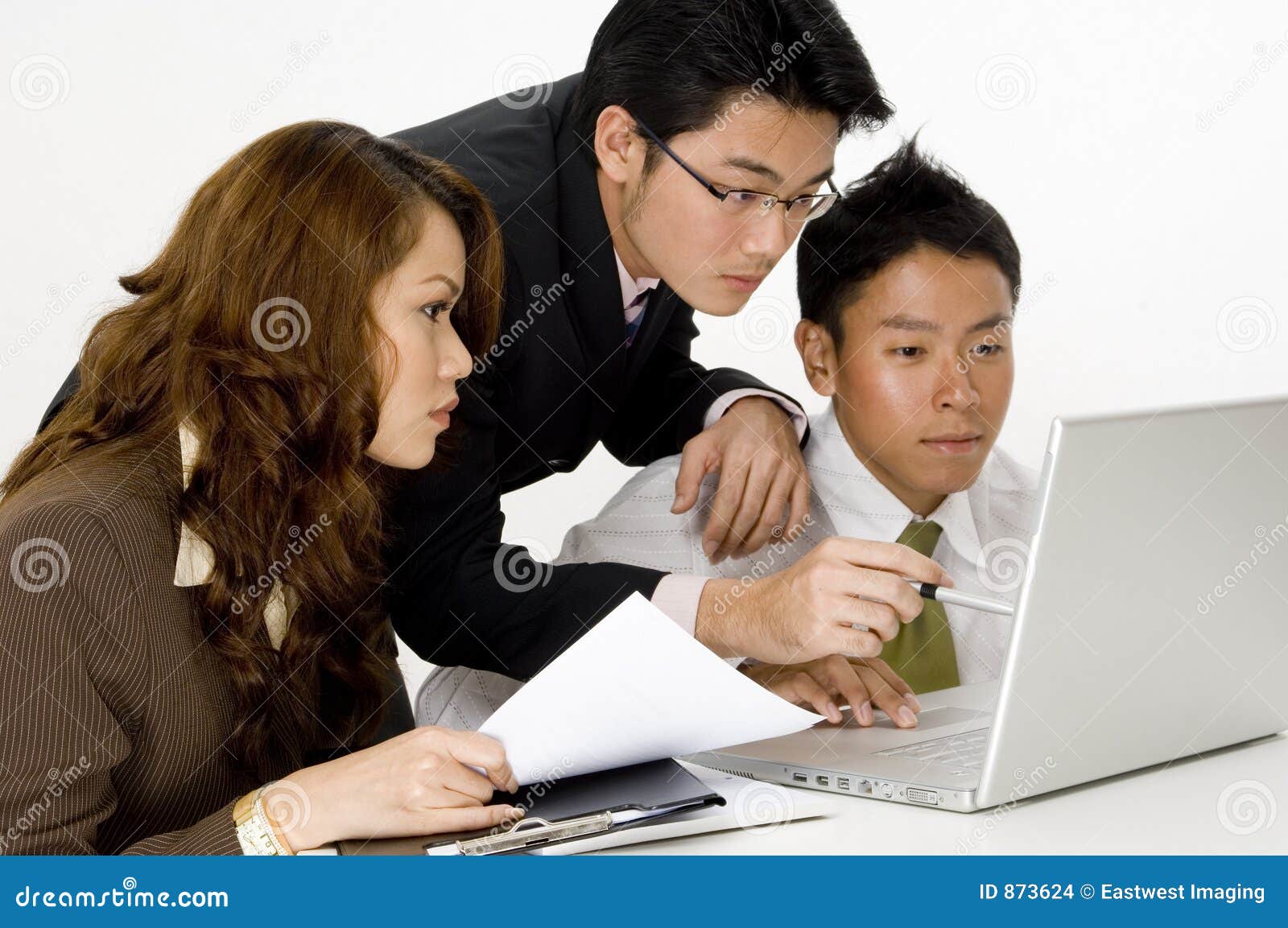 Asian Business Team stock photo. Image of handsome, happy - 873624