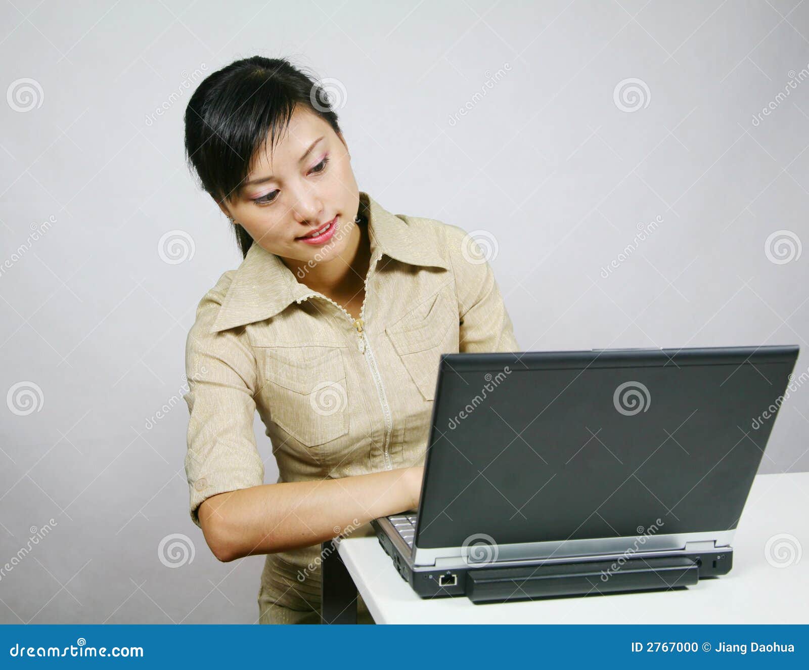 Asian business woman stock photo. Image of employee, computer - 2767000