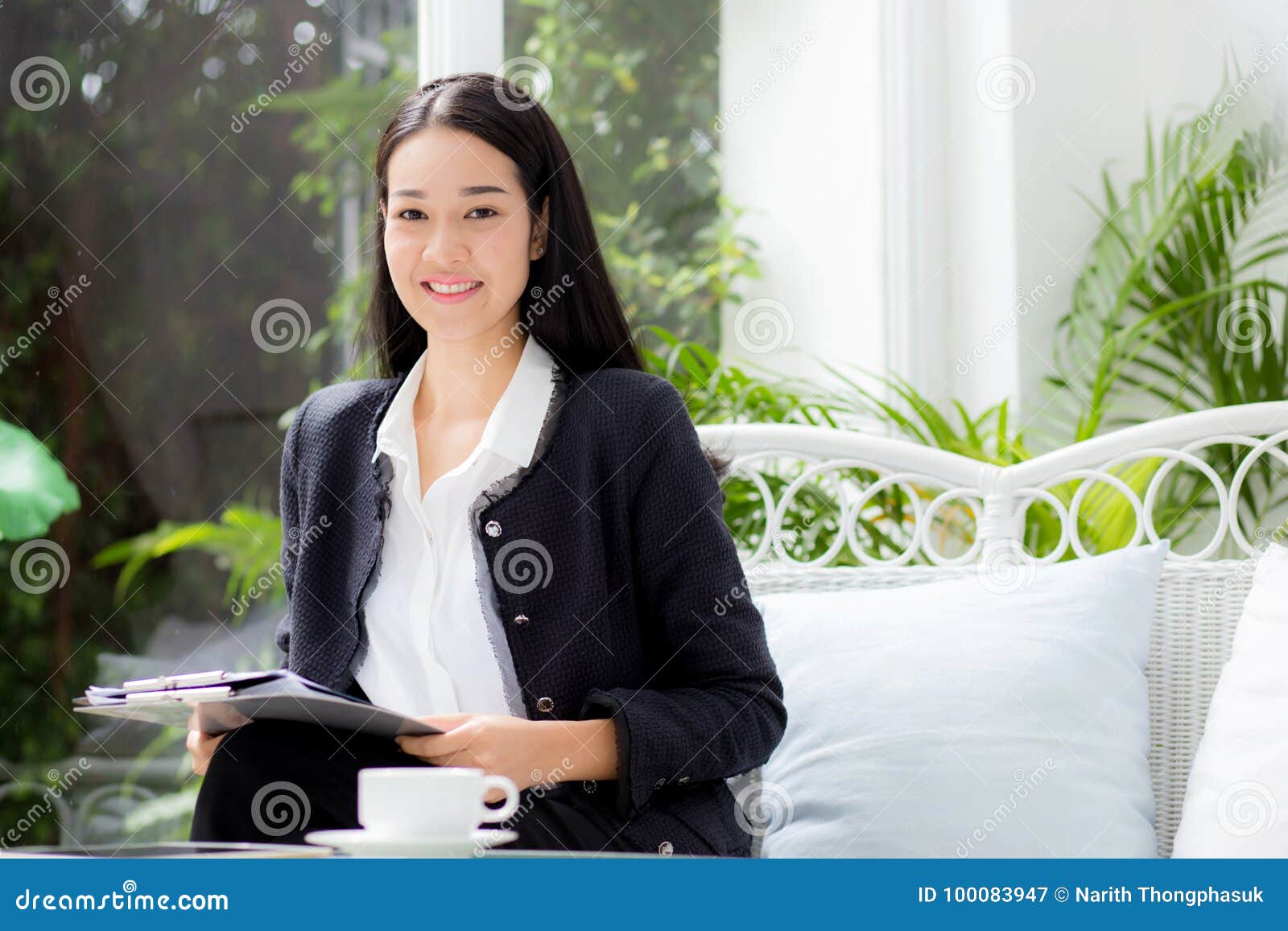 Asian Business Woman Holding Clipboard Folder. Stock Image - Image of ... Asian Business Woman Holding Clipboard Folder. Stock Image - Image of ...