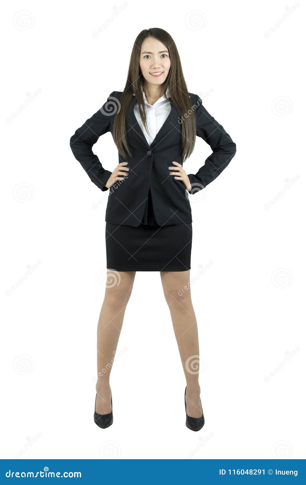 Asian Business Woman Standing in Full Body Smiling. Stock Image - Image ... Asian Business Woman Standing in Full Body Smiling. Stock Image - Image ...