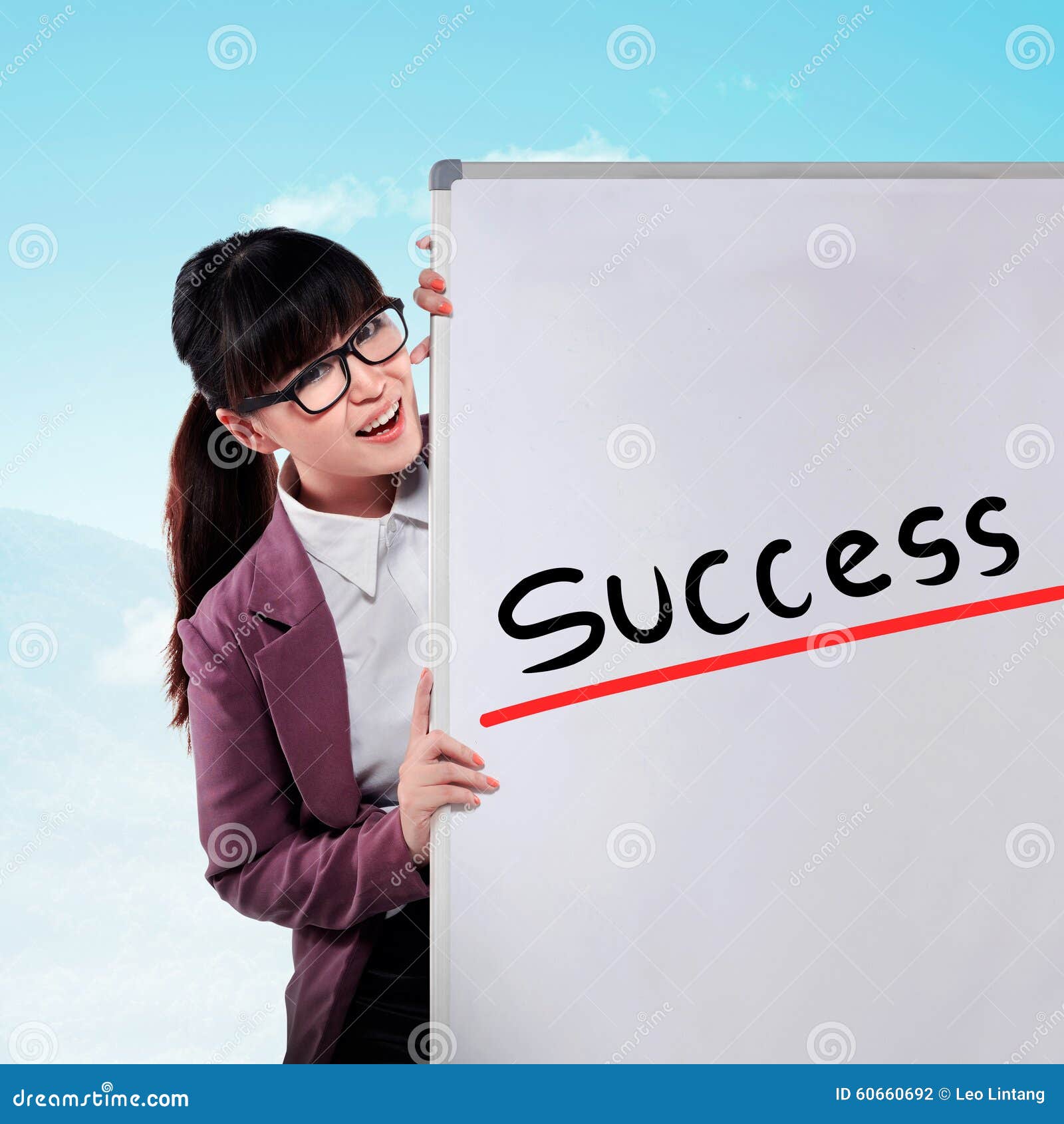Man Write Success Flow Chart Royalty-Free Stock Image | CartoonDealer ...
