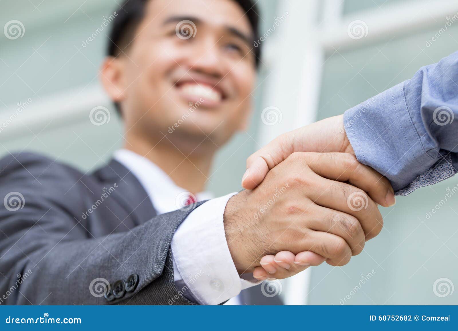 Asian Businessman Making Handshake Stock Photo - Image of professional ...